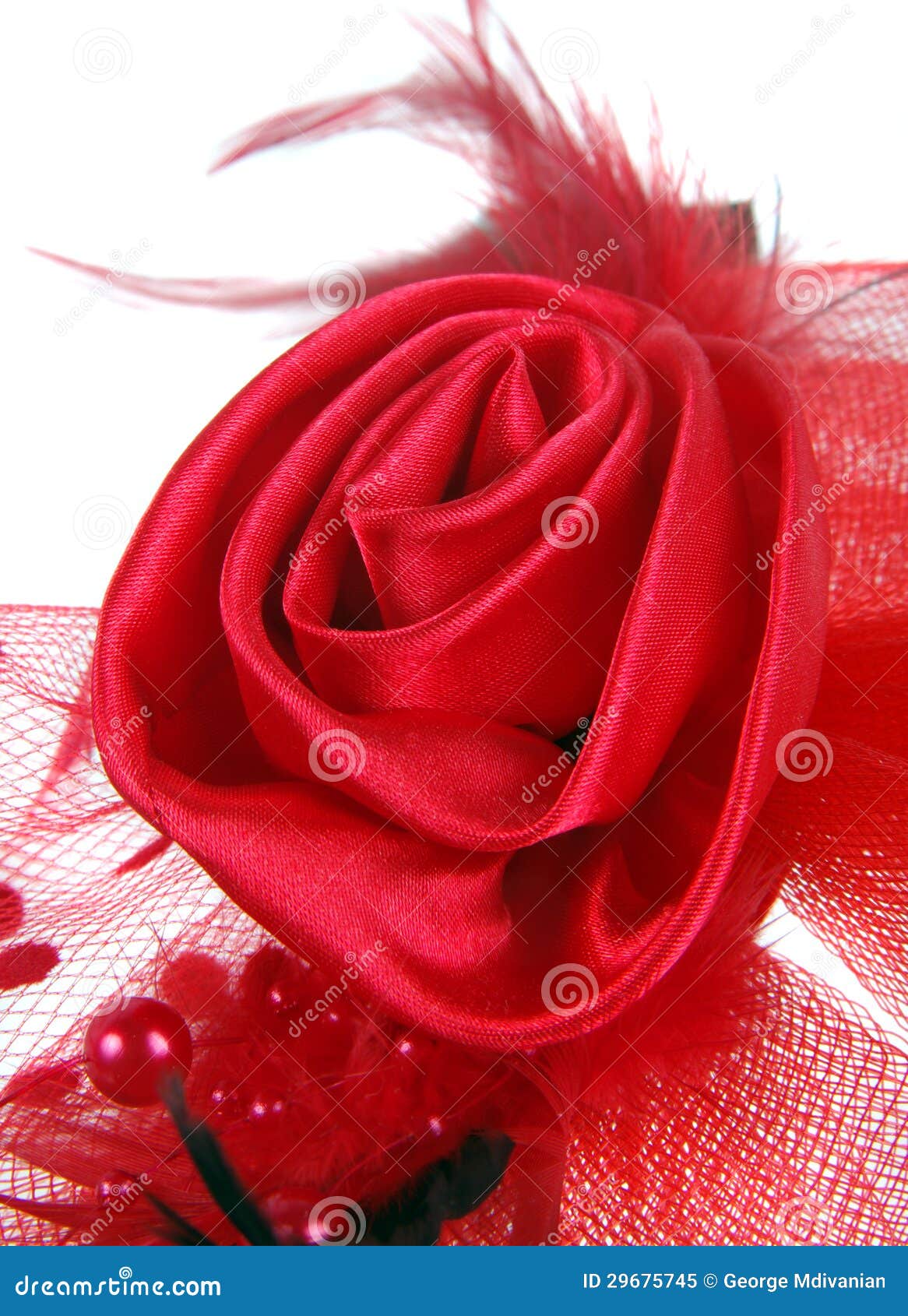 Fabric rose stock image. Image of bright, pattern, decoration - 29675745