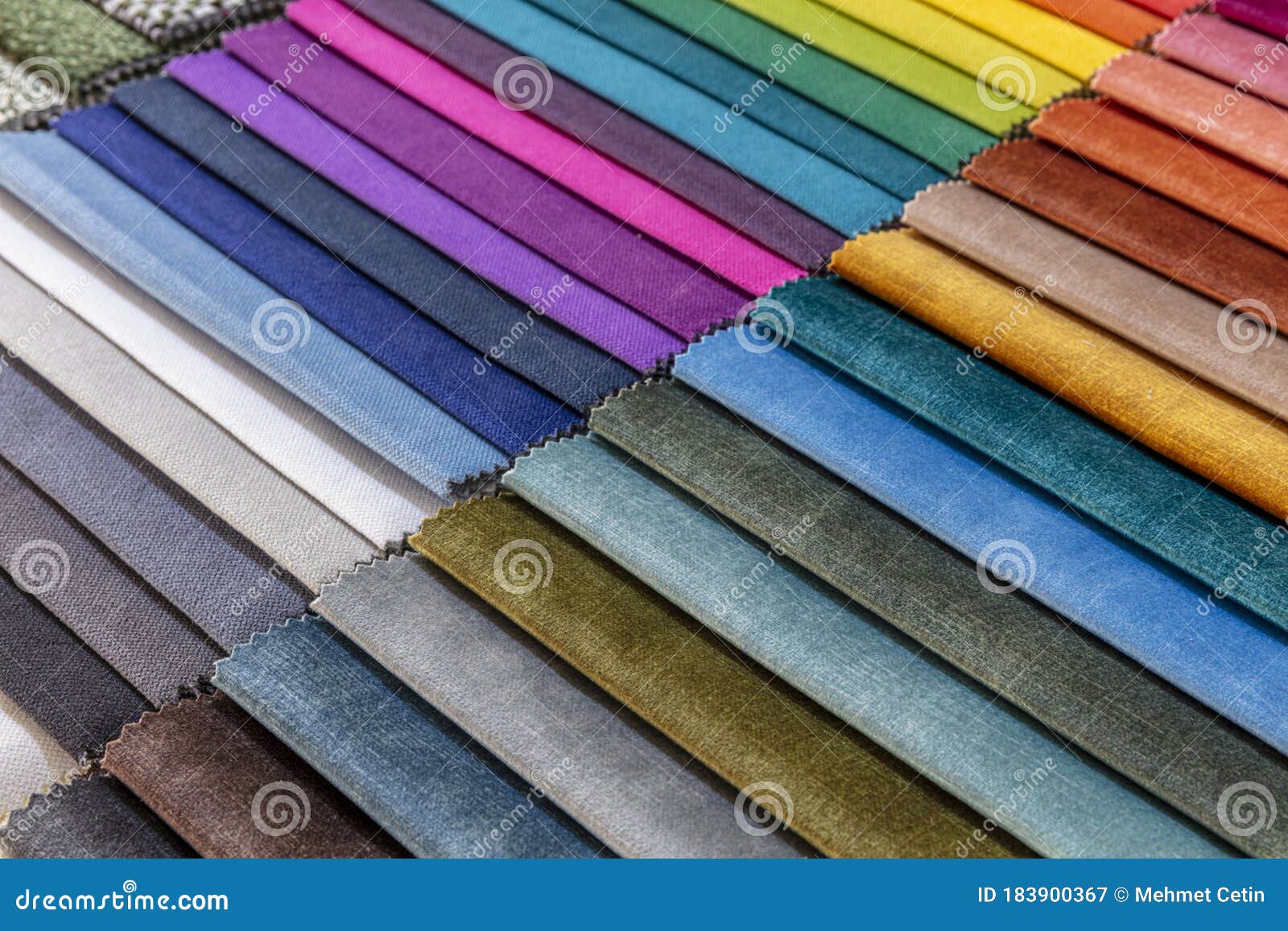 Fabric Sampler. Textile Samples Color Chart. Background Pantone Color ...