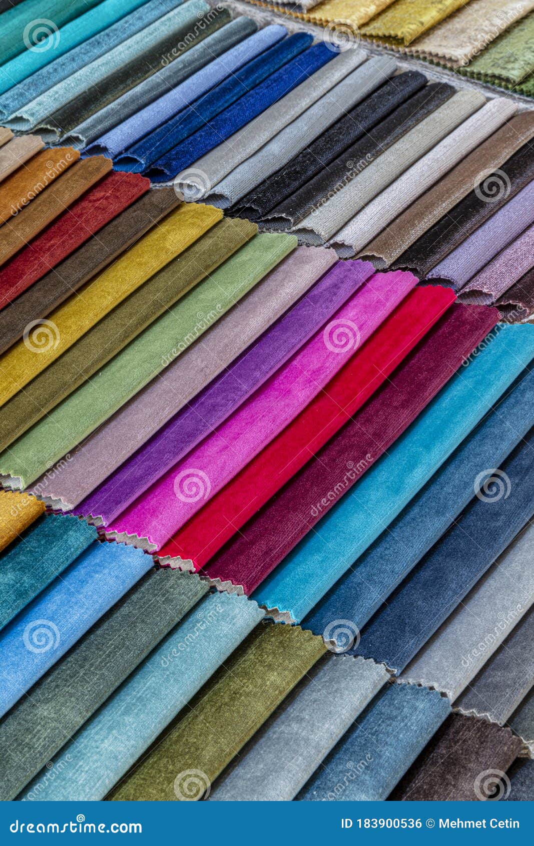 Fabric Sampler. Textile Samples Color Chart. Background Pantone Color ...