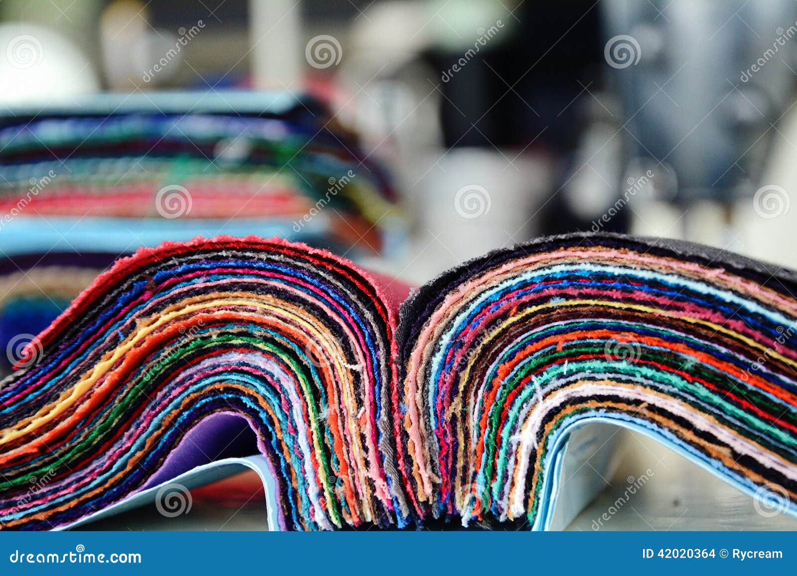 Fabric Samples Of Different Colors As Background Royalty-Free Stock ...