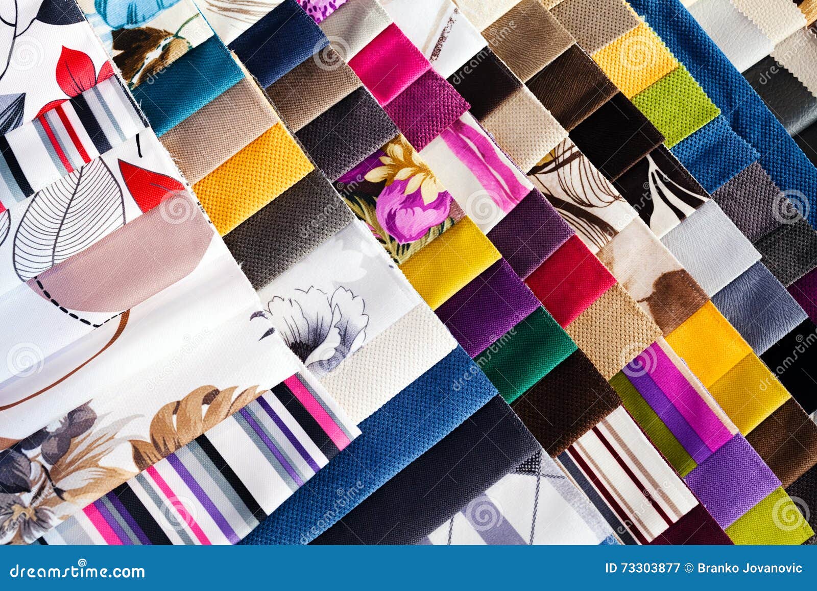 Fabric samples for textil stock image. Image of textile - 73303877