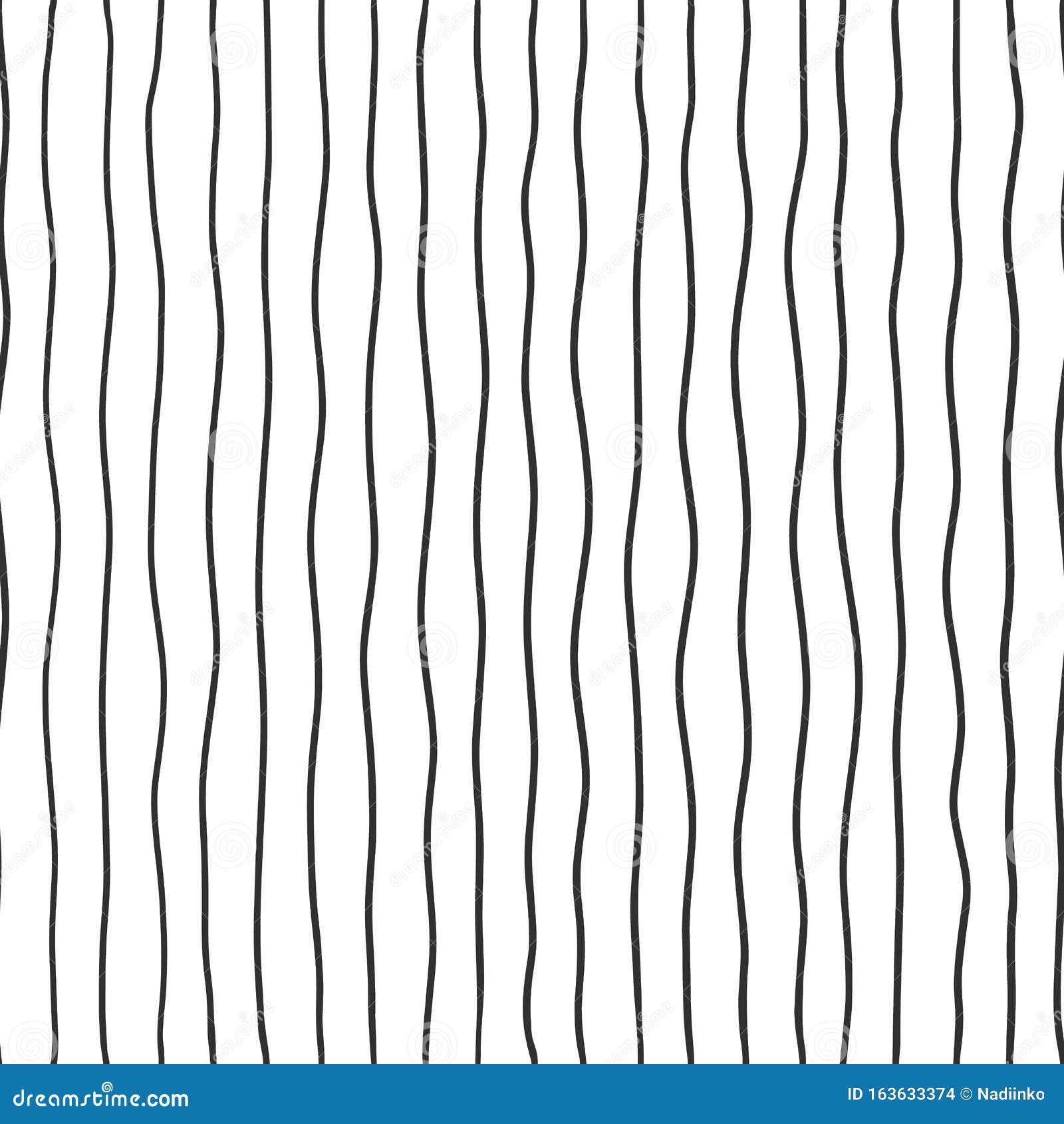 Fabric Seamless Pattern With Textile Line Texture, Black On White ...