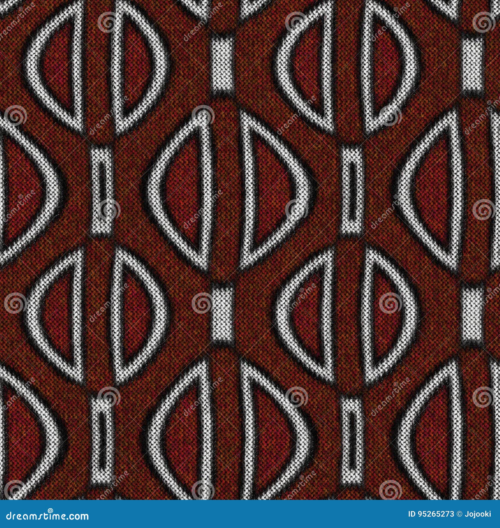 Fabric Seamless Texture, Ethnic Pattern Stock Illustration ...