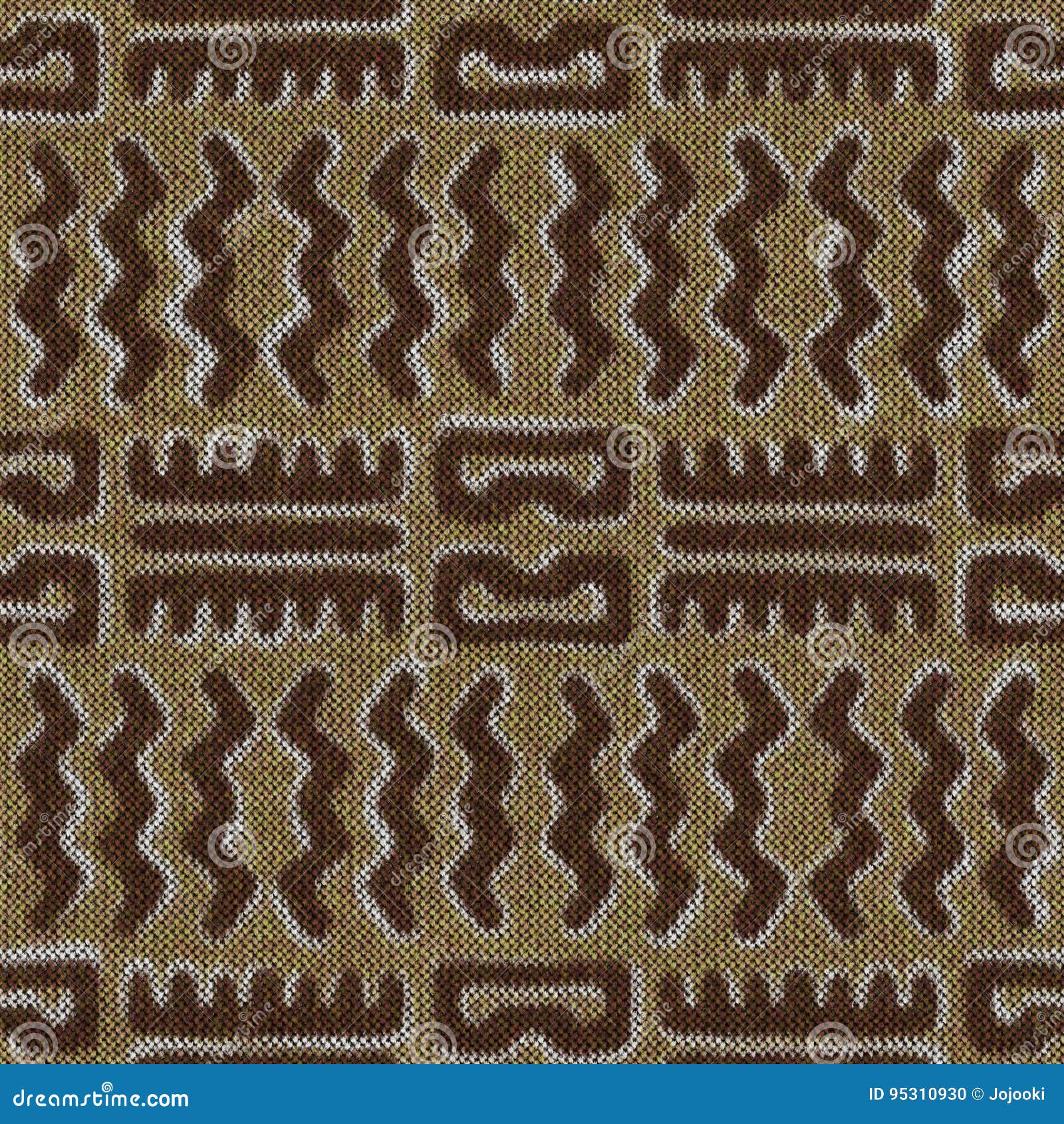 Fabric Seamless Texture, Ethnic Pattern Stock Illustration ...