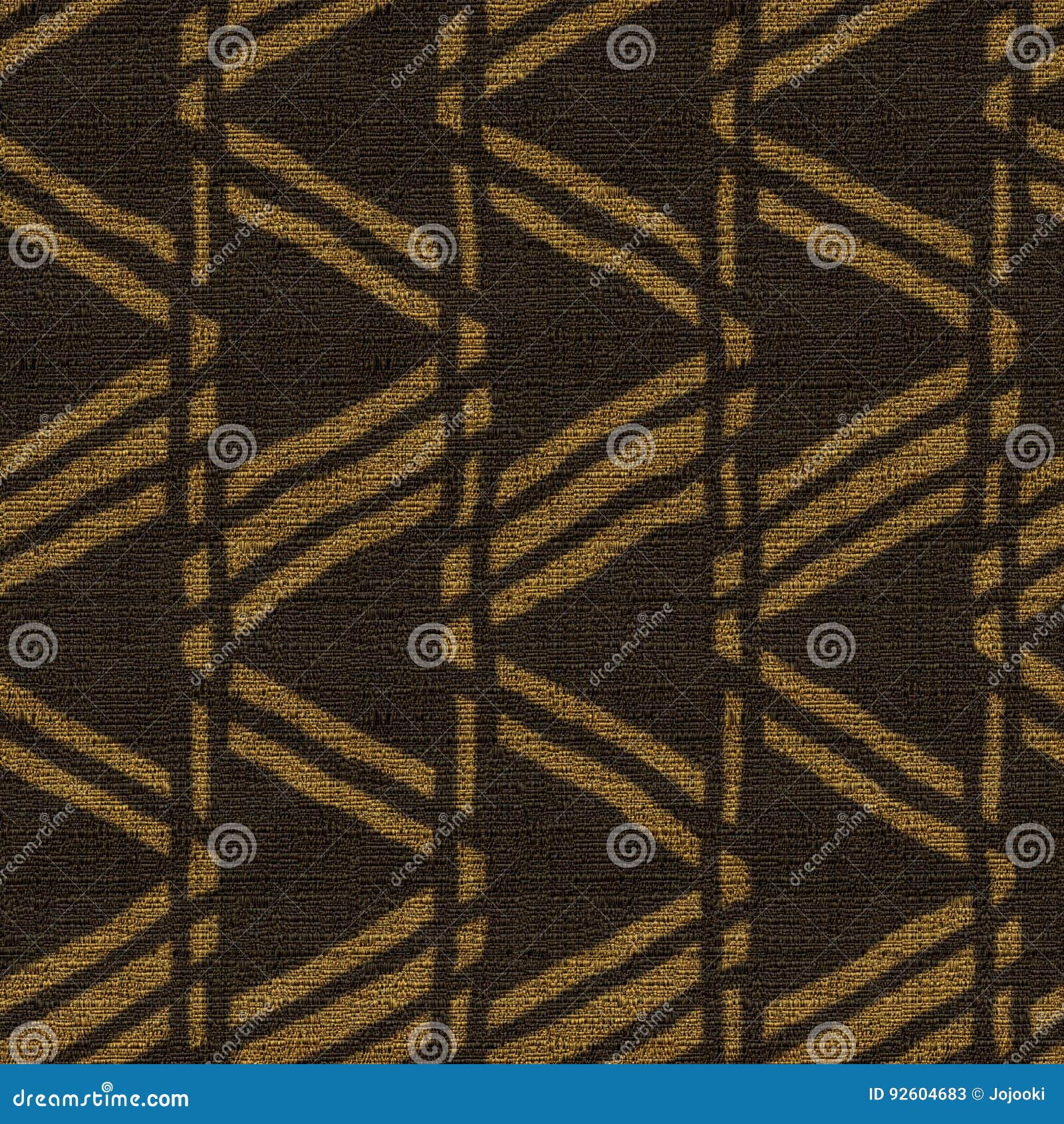 Fabric Seamless Texture, Ethnic Tribal and Geometric Stock Illustration ...