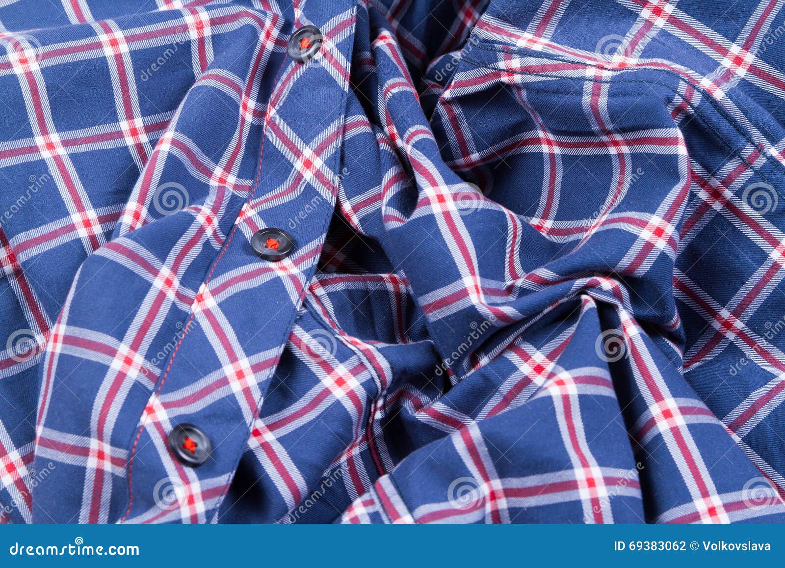 Fabric shirt with button stock photo. Image of classic - 69383062