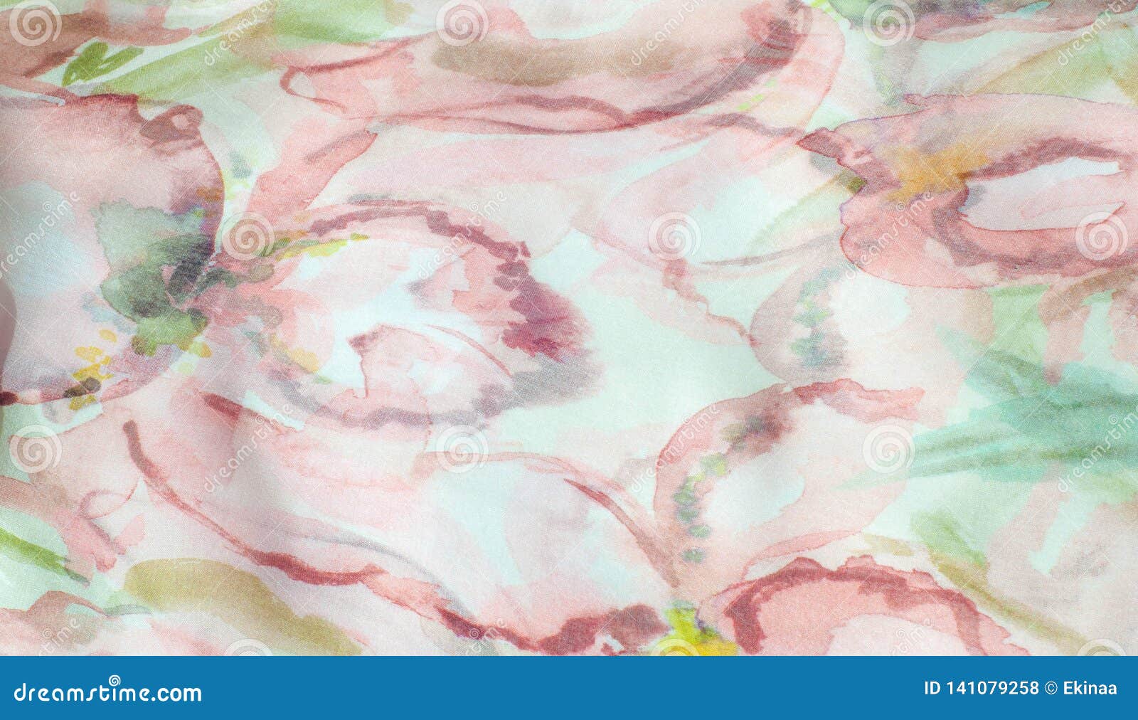 Fabric Silk Texture, Abstract Flowers Stock Photo - Image of cooking ...