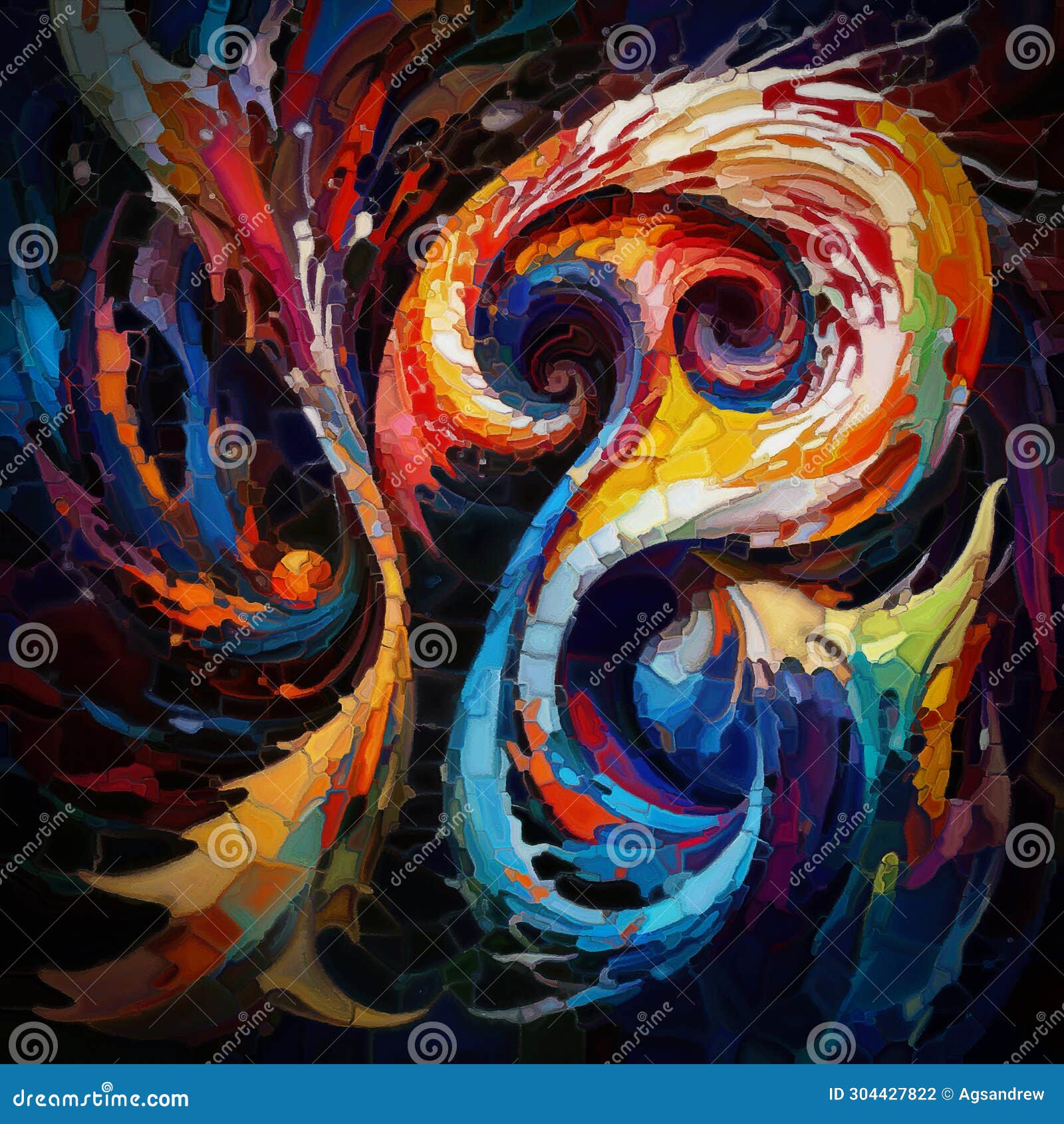 The Fabric of Spectrum Artistry Stock Photo - Image of vibrant, paint ...