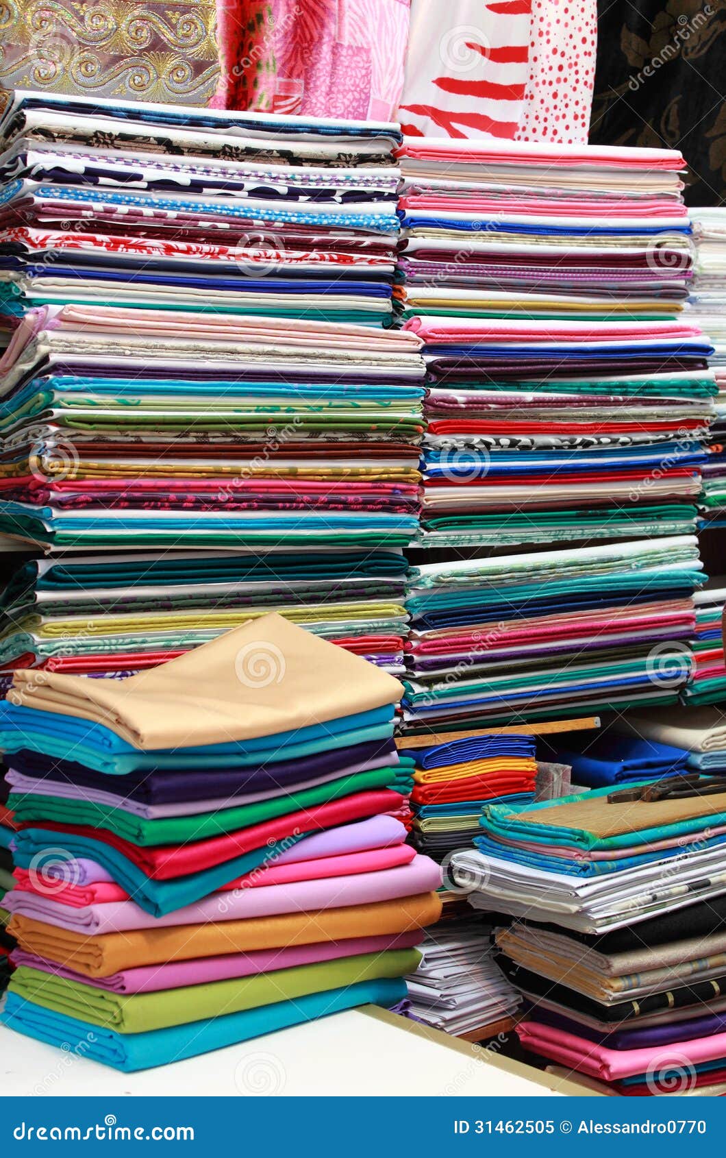 Fabric store stock image. Image of dress, cotton, clothes - 31462505