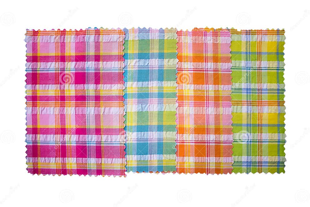 Fabric Swath stock photo. Image of green, blue, plaid - 88817062