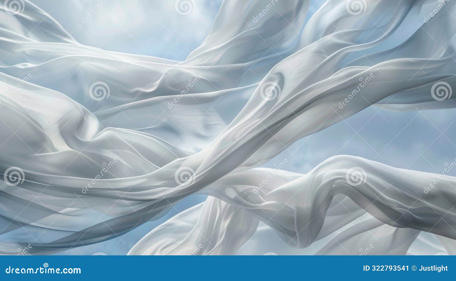 The Fabric Sways Gently in the Wind Creating a Mesmerizing Display of ...