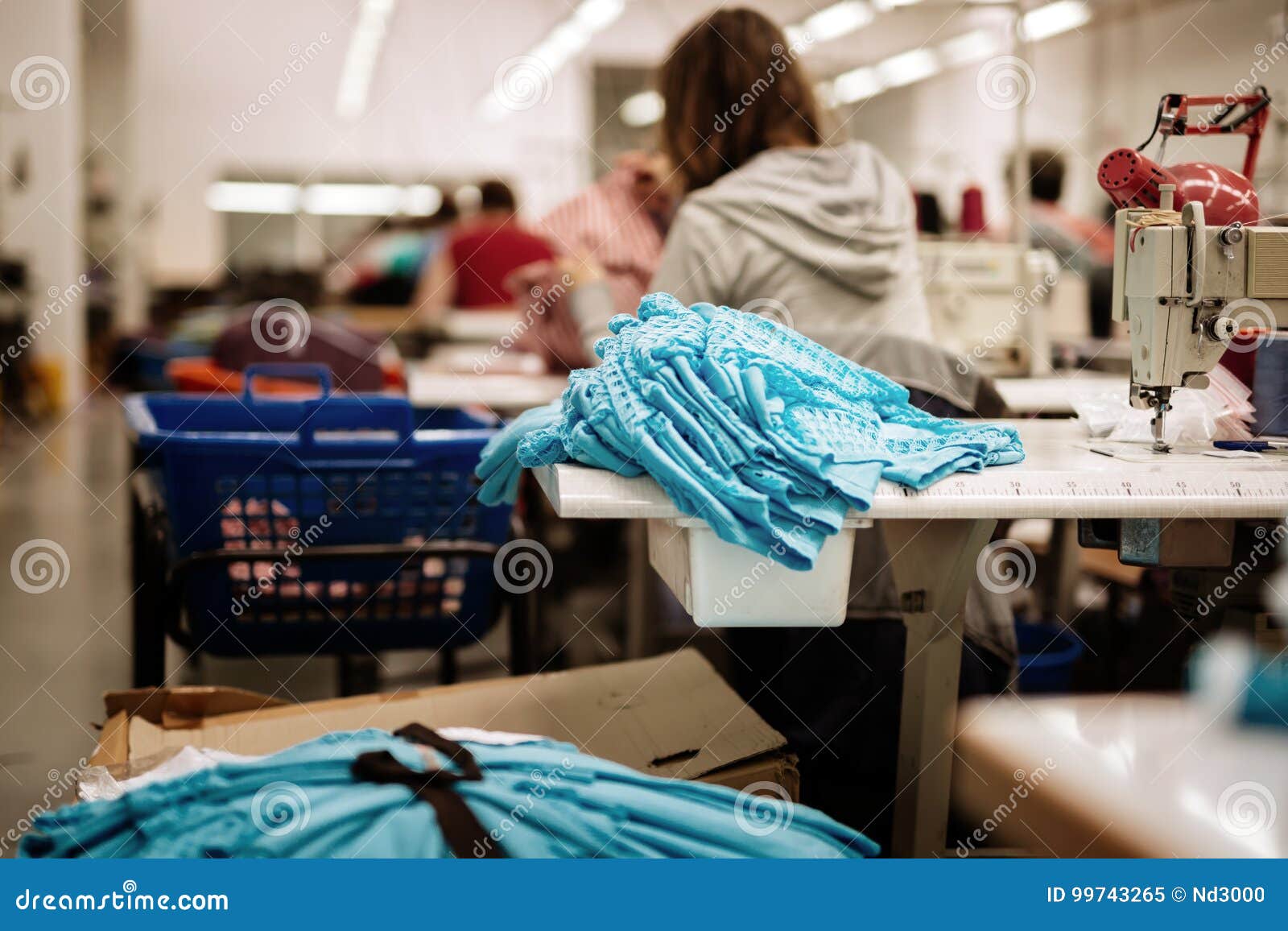 Fabric and Textile Industry Stock Image - Image of manufacture, female ...