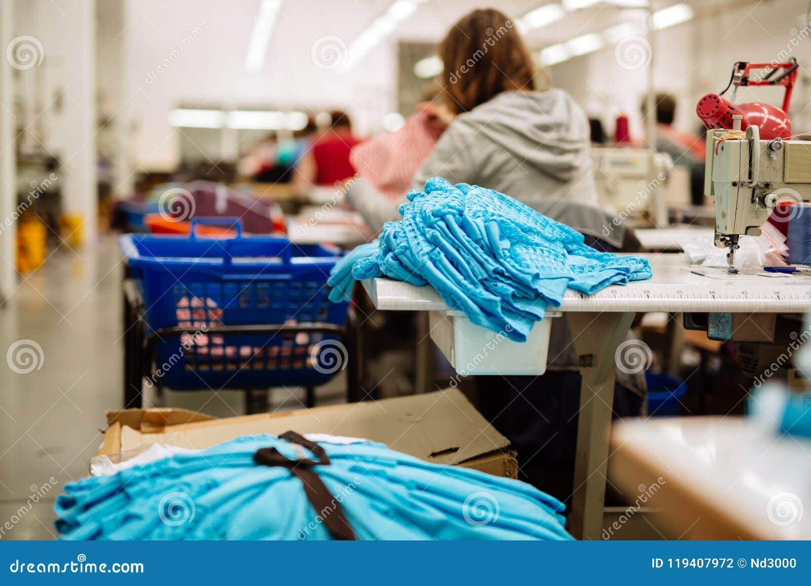 Fabric and Textile Industry Stock Photo - Image of plant, occupation ...