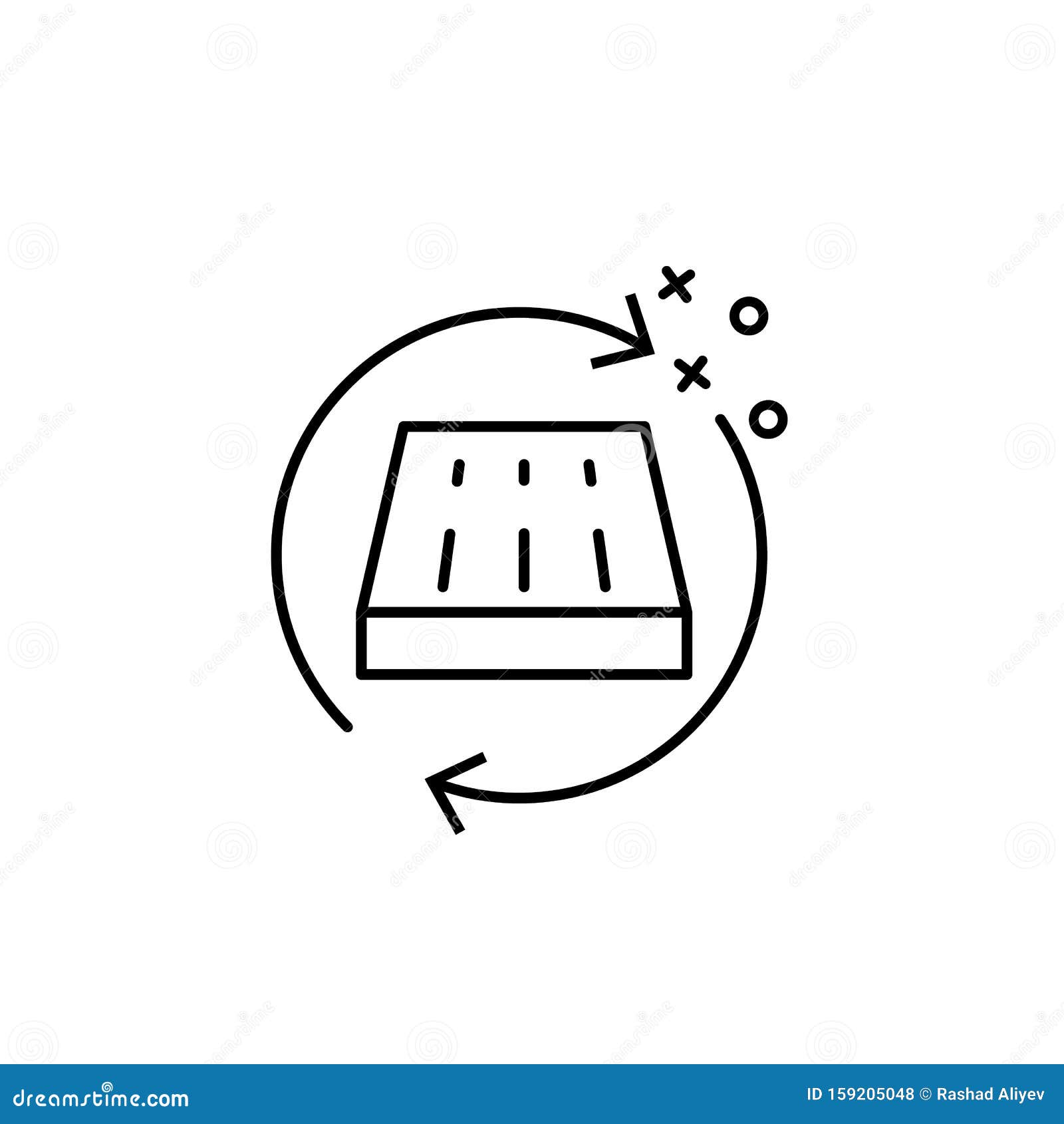 Fabric Textile Membrane Icon. Element of Fabric Features Icon Stock ...