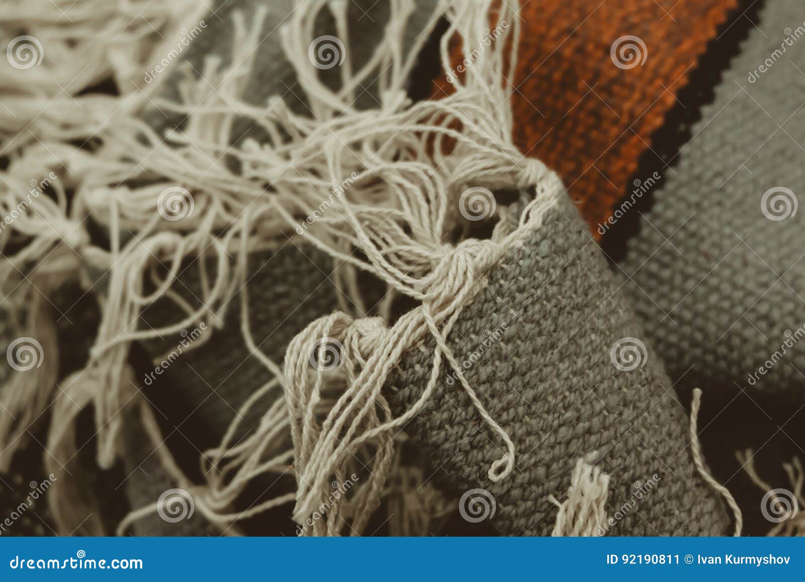 Fabric Textile Threads Background Stock Image - Image of background ...
