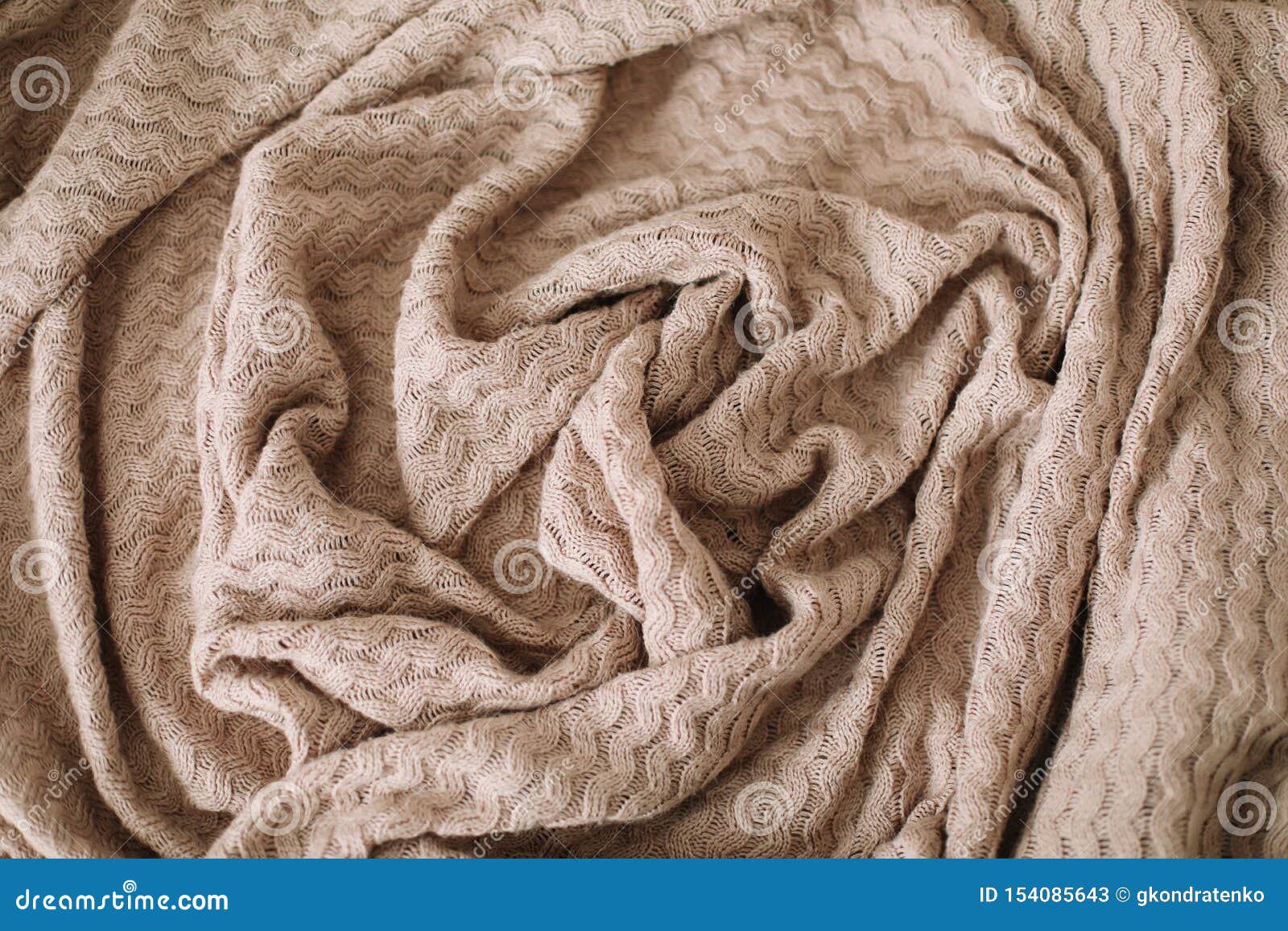 Fabric Texture Background. Wrinkled, Crumpled Fabric. Closeup Textile ...