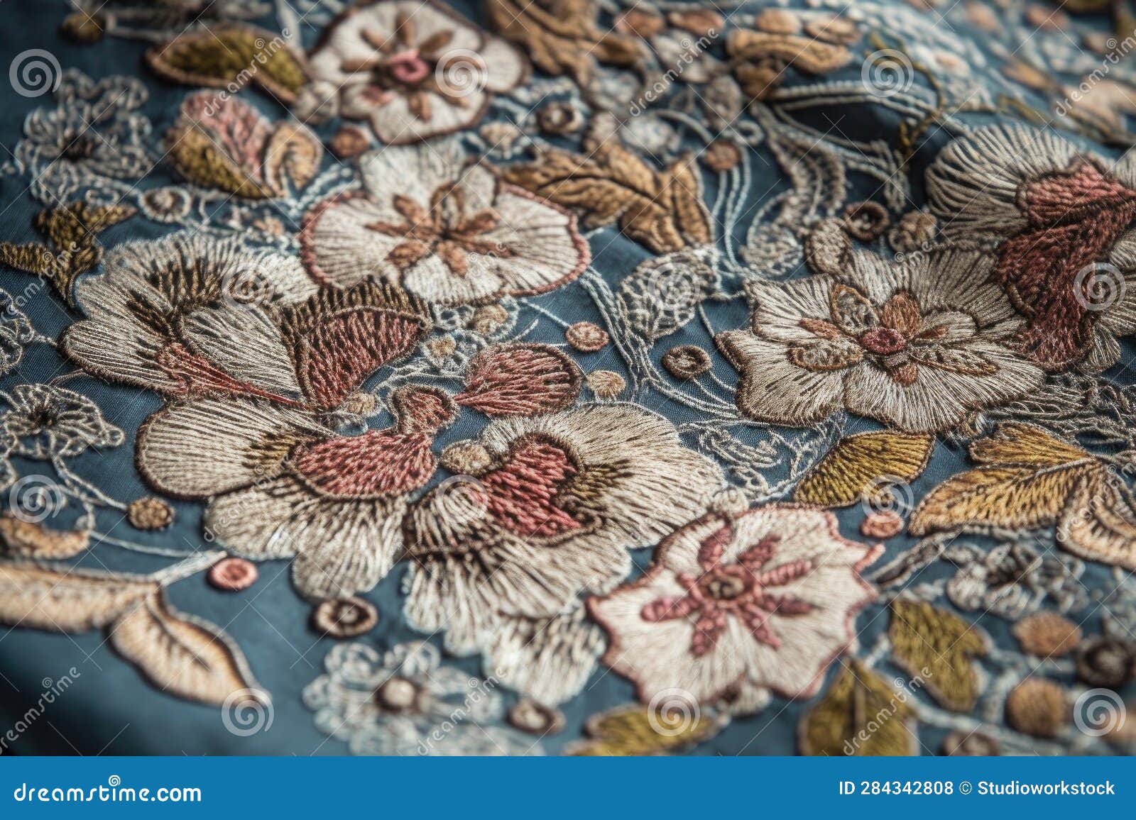 Fabric Texture Close-up, with the Intricate Details of the Fabric ...