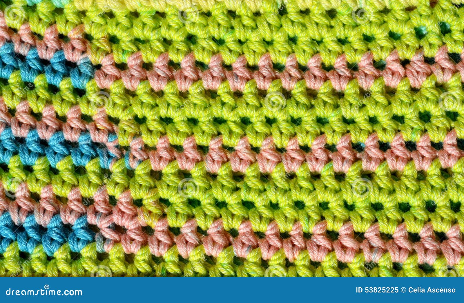 Fabric Texture Crochet Stitches Stock Image - Image of closeup, pattern ...
