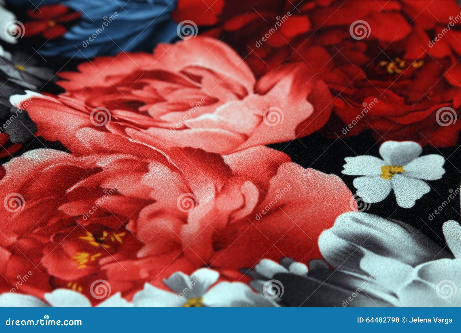 Fabric Texture with Flowers Stock Photo - Image of abstract, flowers ...