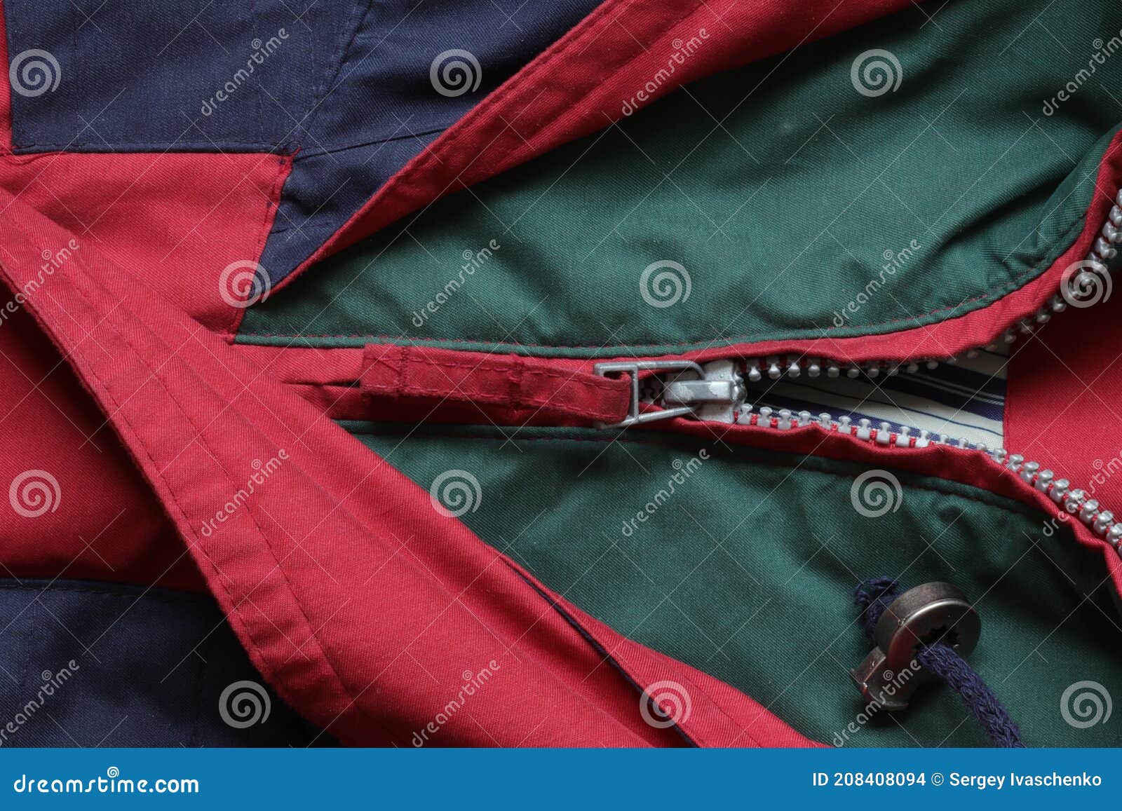 Cloth texture with clasp. stock photo. Image of orange - 208408094