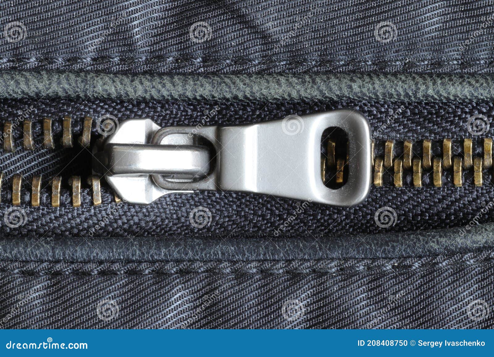 Cloth texture with clasp. stock photo. Image of texture - 208408750