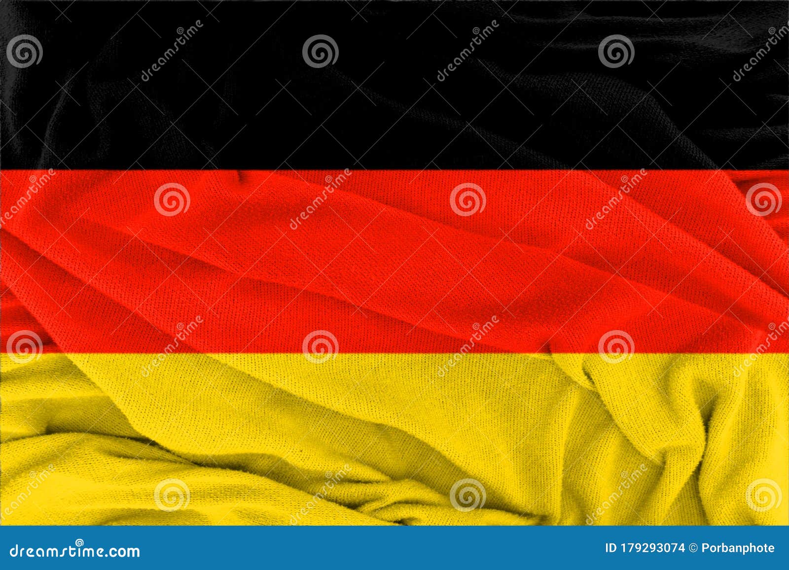 Fabric Texture National Flag of Germany Stock Photo - Image of abstract ...