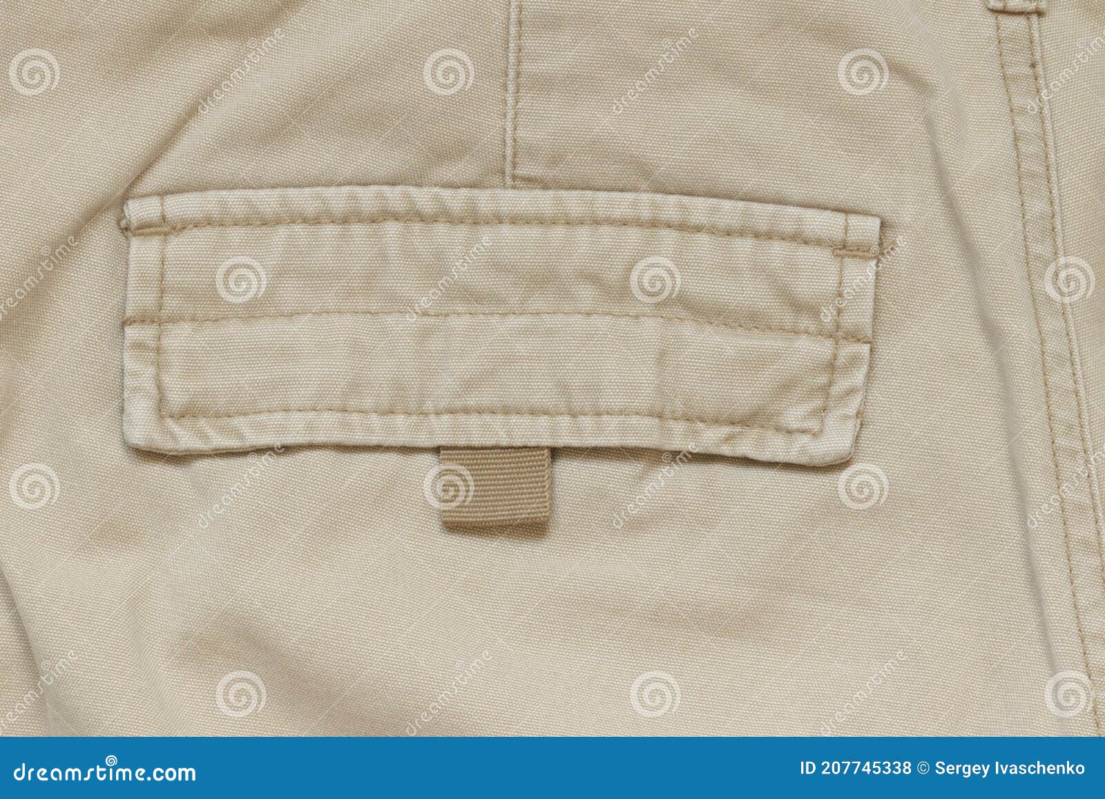 Fabric Texture with Pocket. Stock Photo - Image of style, textile ...
