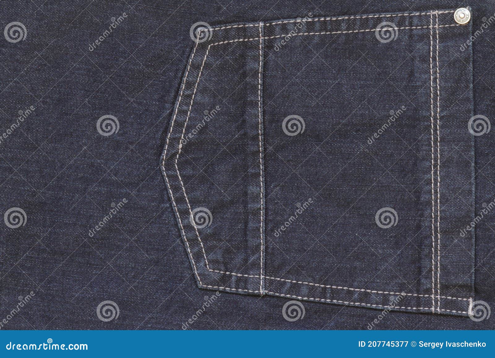 Fabric Texture with Pocket. Stock Image - Image of cloth, back: 207745377