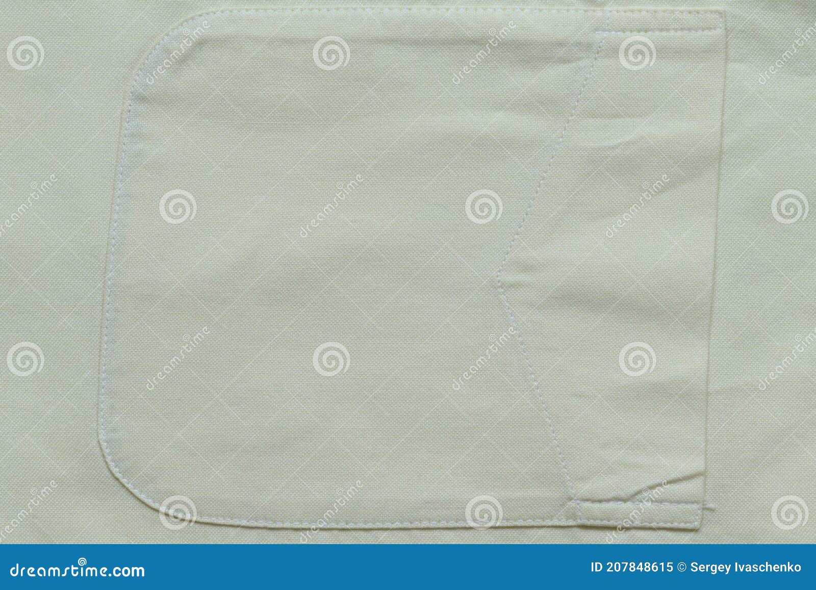 Fabric Texture with Pocket. Stock Image - Image of design, picnic ...