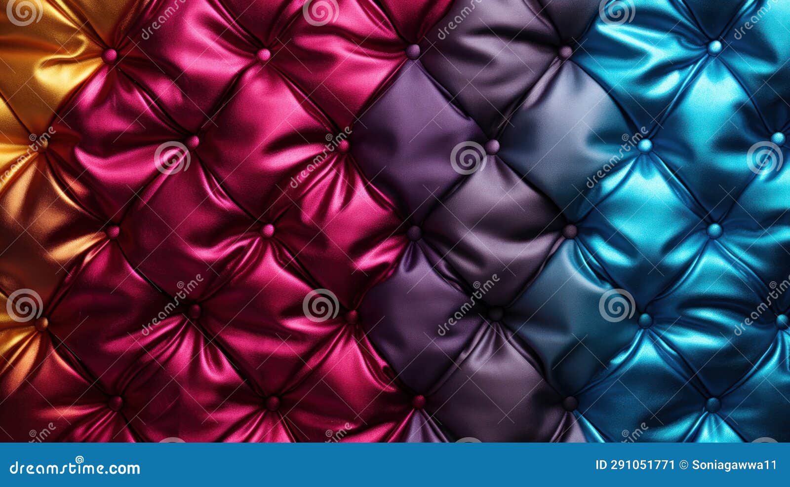 Fabric Texture with a Quilted Diamond Pattern in Vibrant Jewel Tones by ...