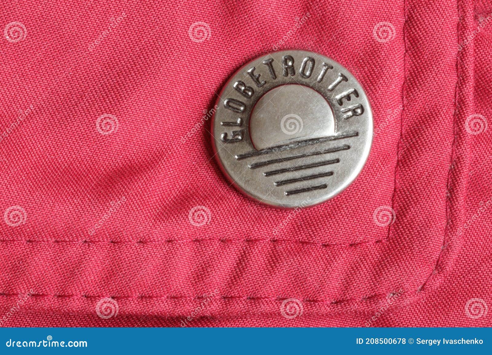 Riveted fabric texture. stock photo. Image of cotton - 208500678