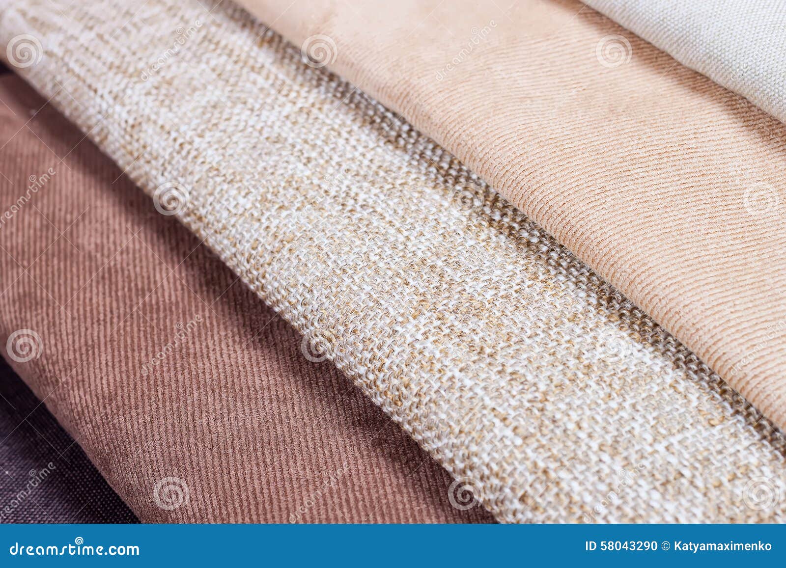 Fabric texture samples stock photo. Image of material - 58043290