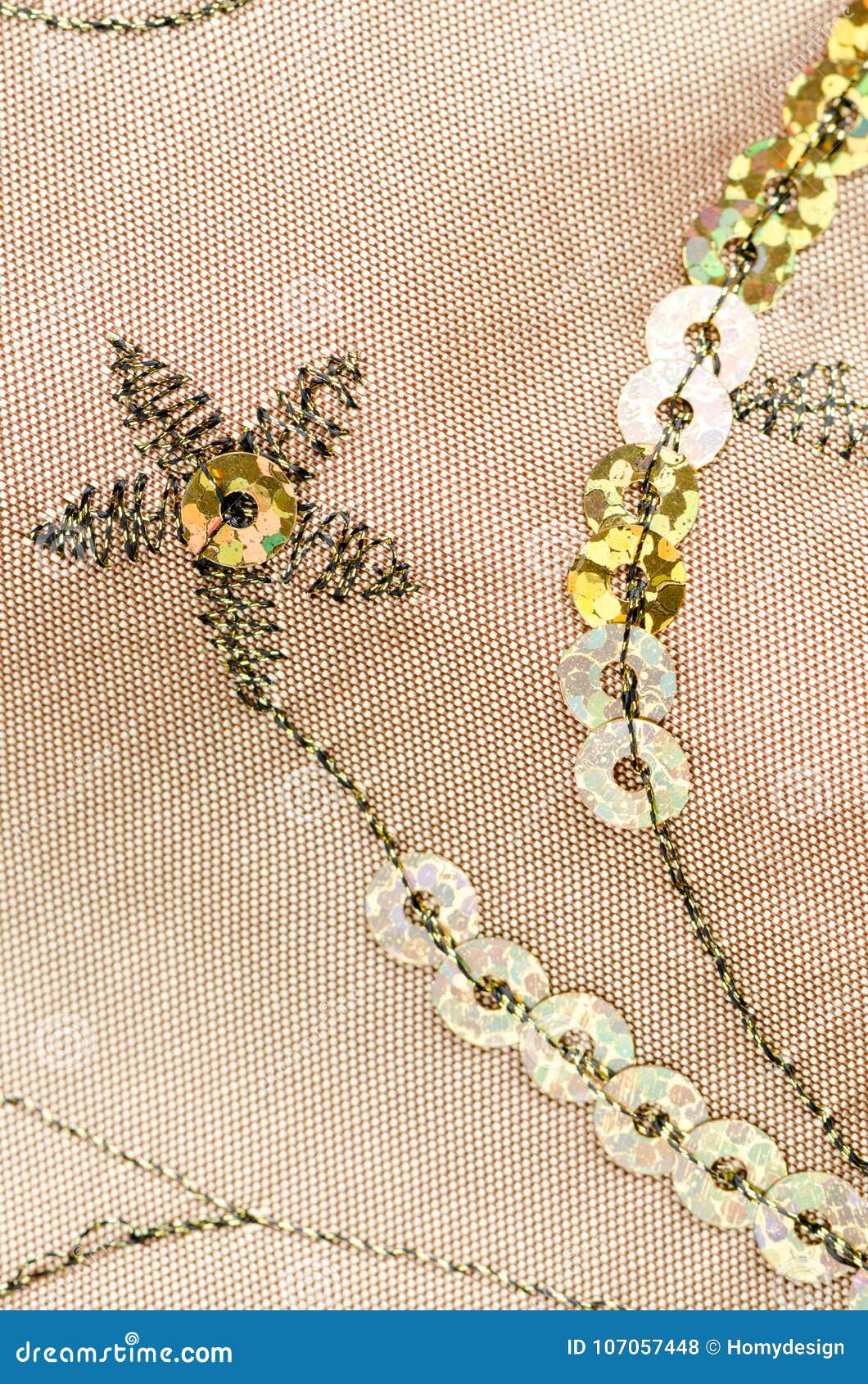 Fabric Texture with Spangles Stock Photo - Image of paillette, cotton ...