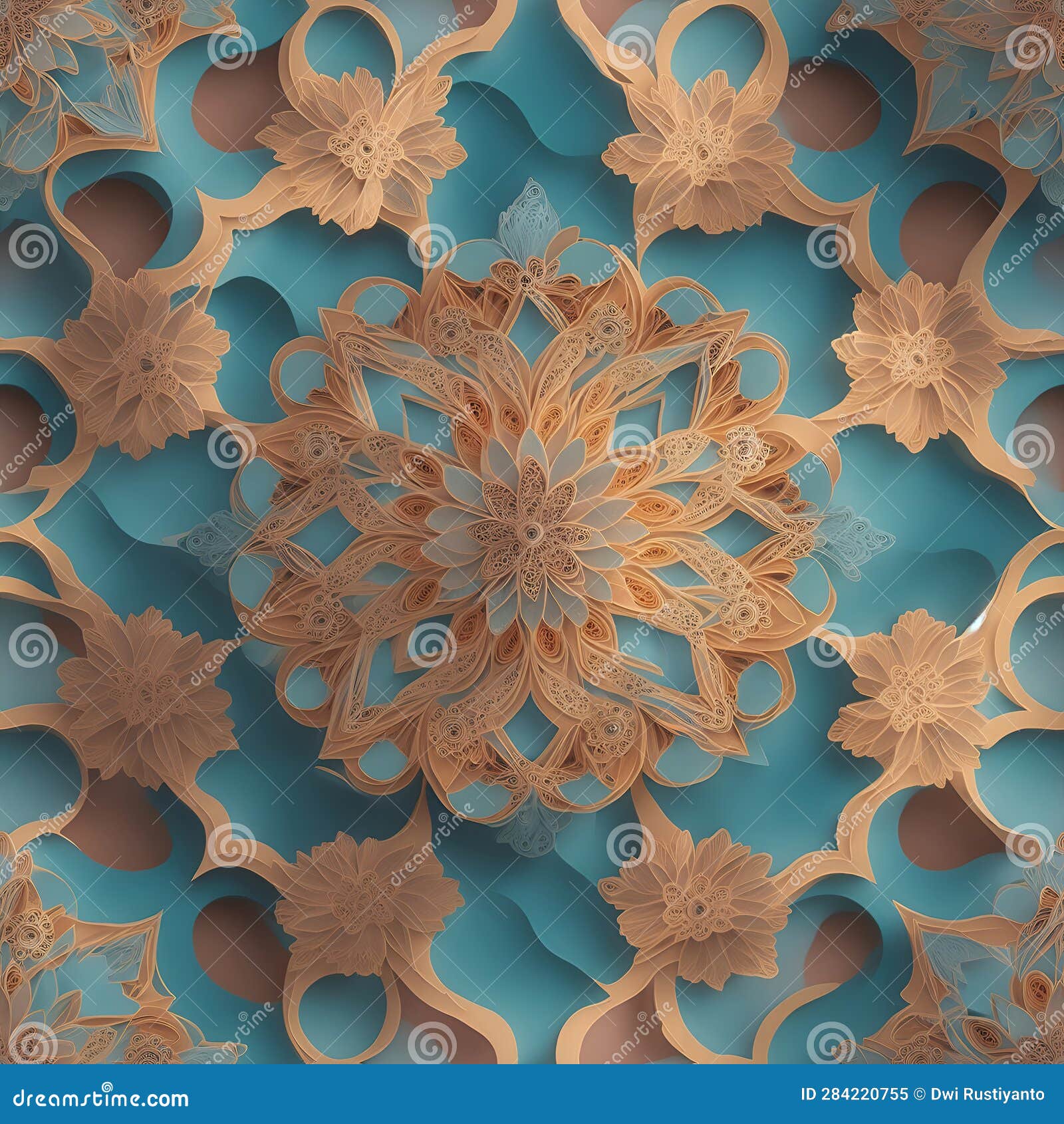 Fabric textures of mandala stock illustration. Illustration of gradient ...