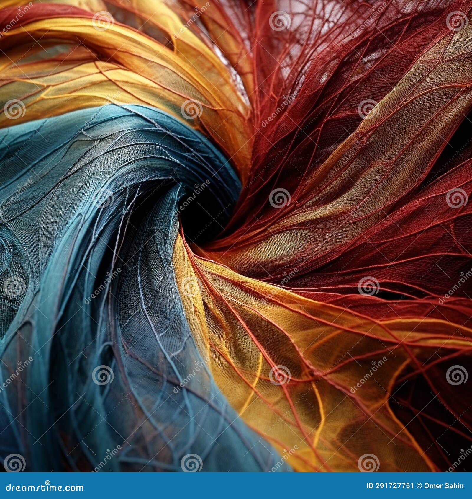 The Fabric of Time: an Intimate Macro View of Textile Stock Image ...