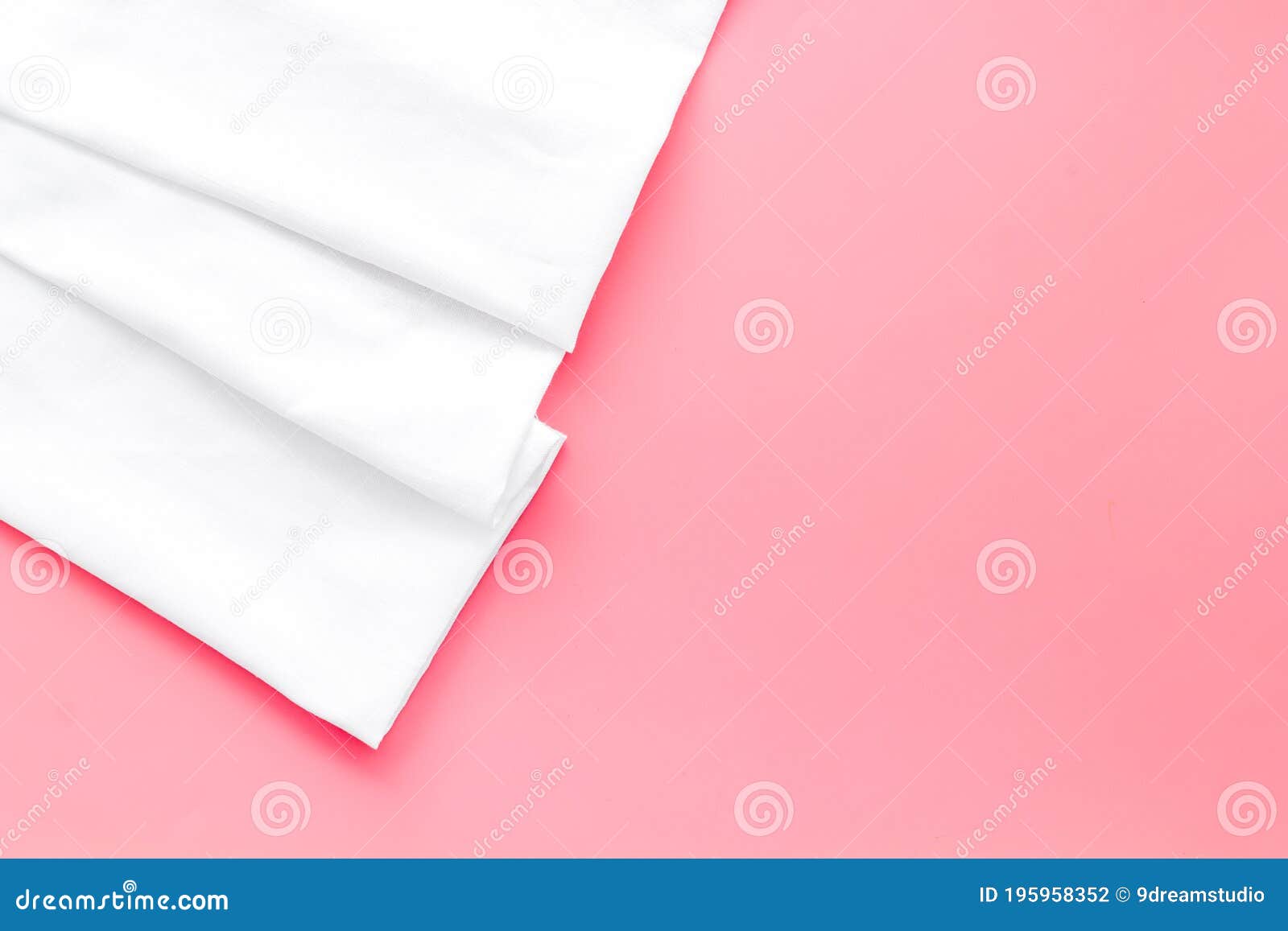 Fabric Top View with Textile Texture, Copy Space Stock Photo - Image of ...