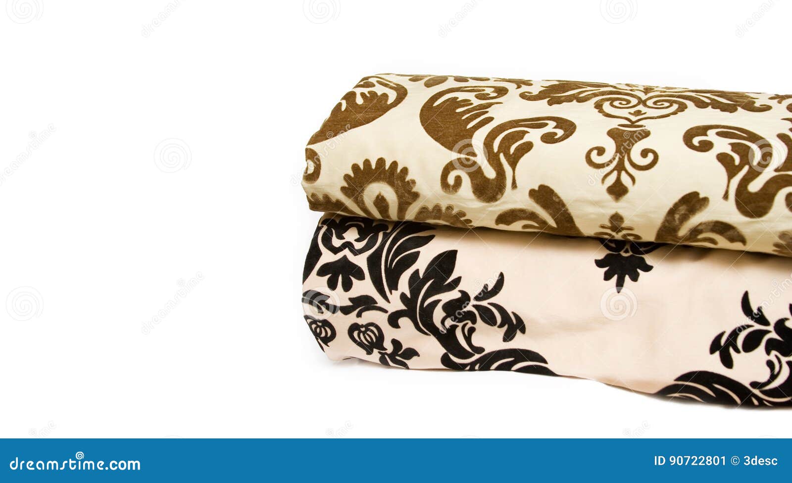 Fabric Tubes Textile Rolls in the Fabric Shop Stock Image - Image of ...