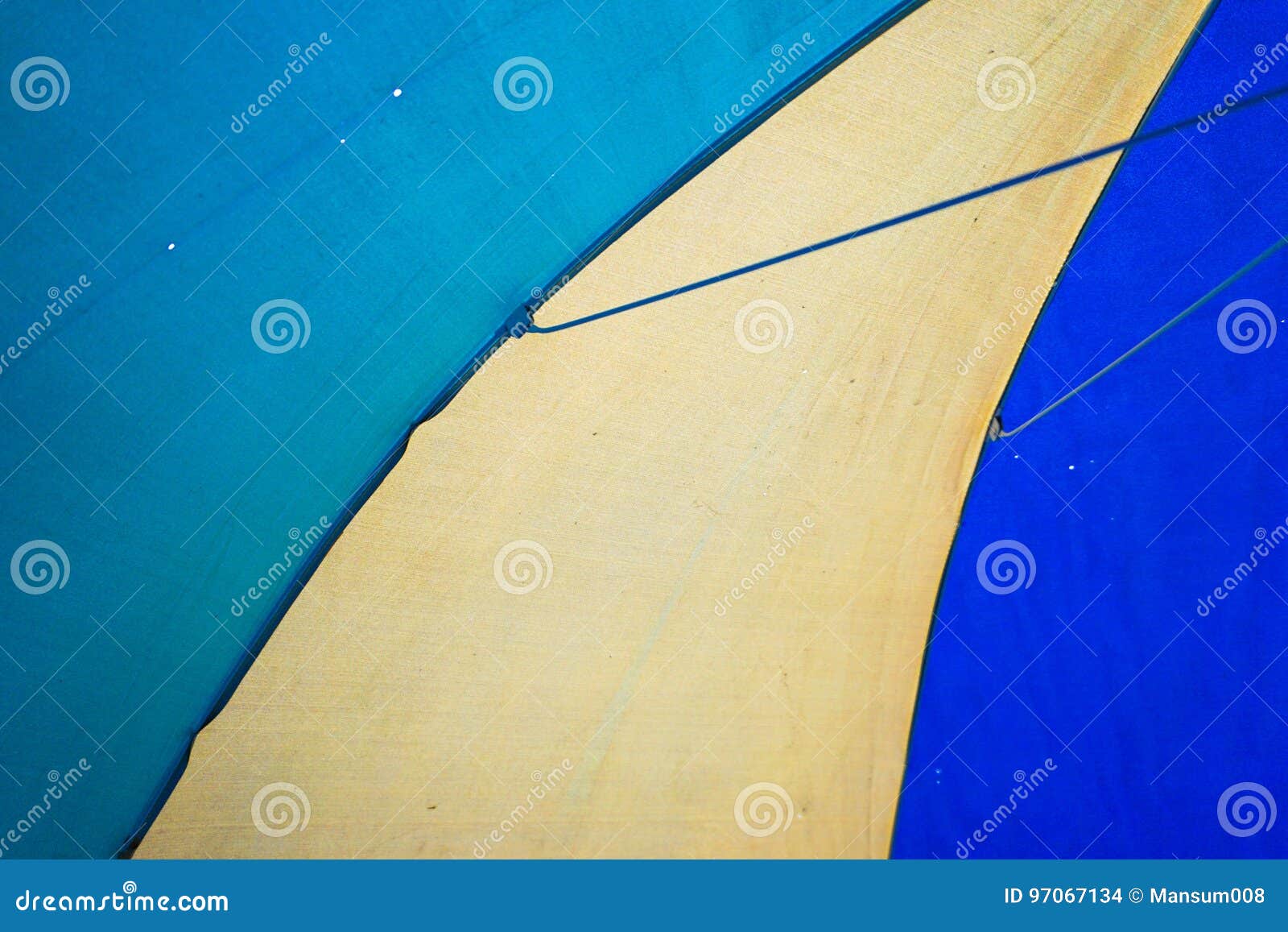 Fabric Umbrella Texture on the Beach Stock Photo - Image of protection ...