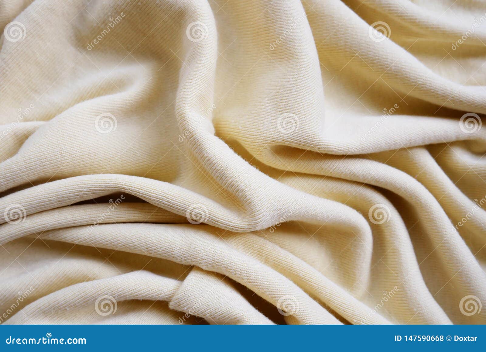 Fabric Waves Clothes, Textile Decoration Stock Photo - Image of ...
