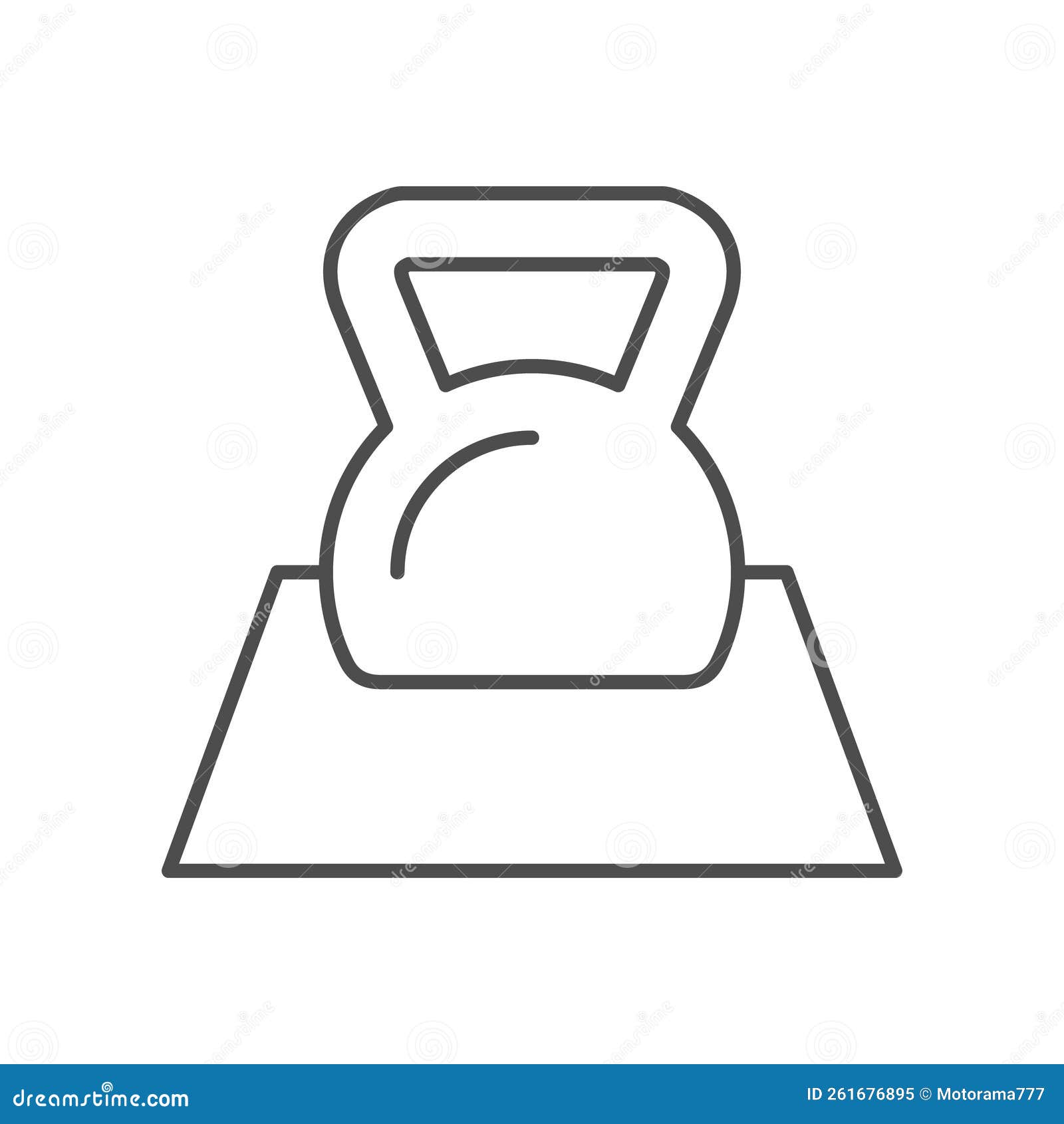 Fabric Weight Line Outline Icon Stock Vector - Illustration of outline ...