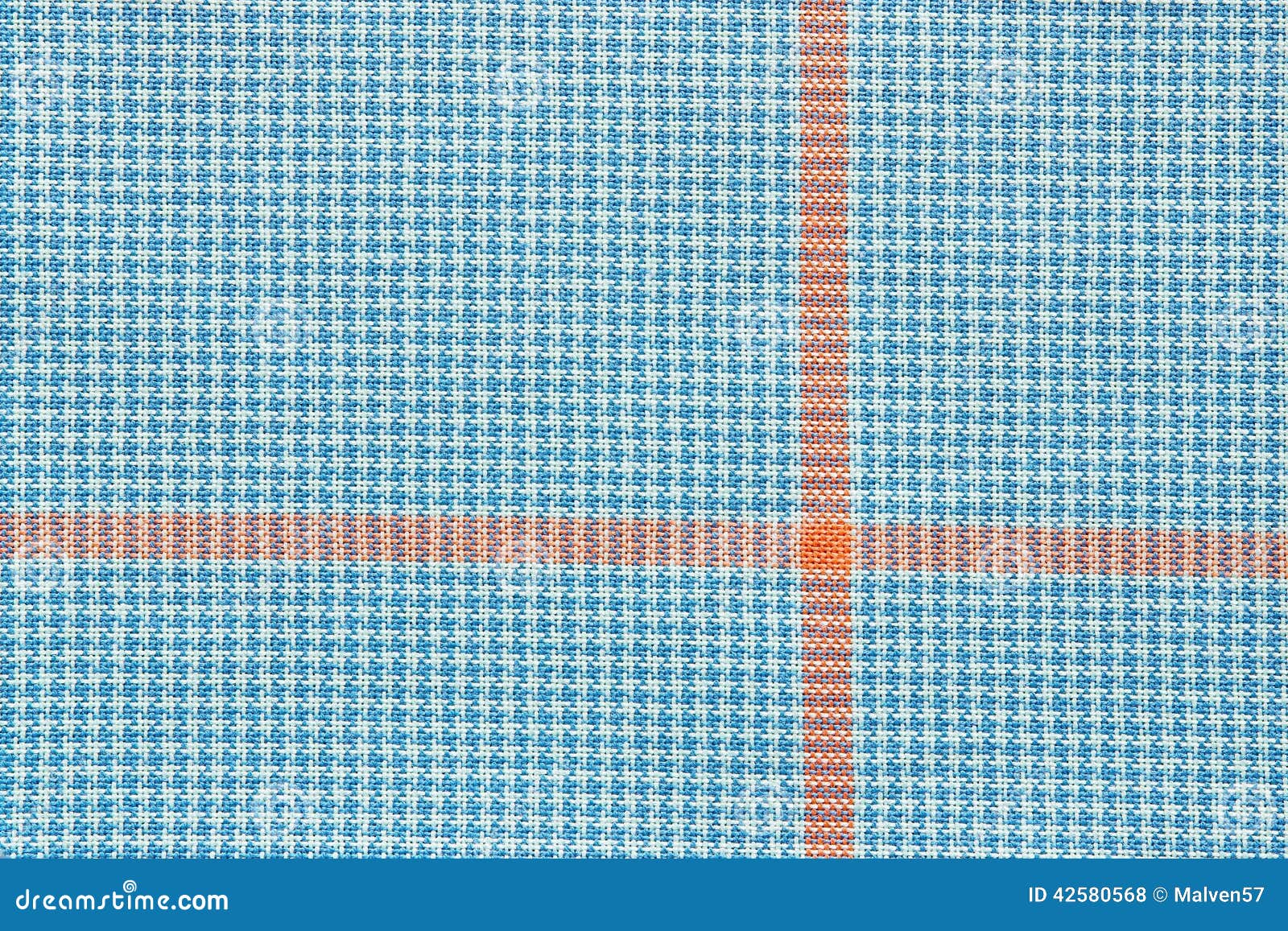 Fabric of White and Blue Color with Orange Cross Stock Photo - Image of ...