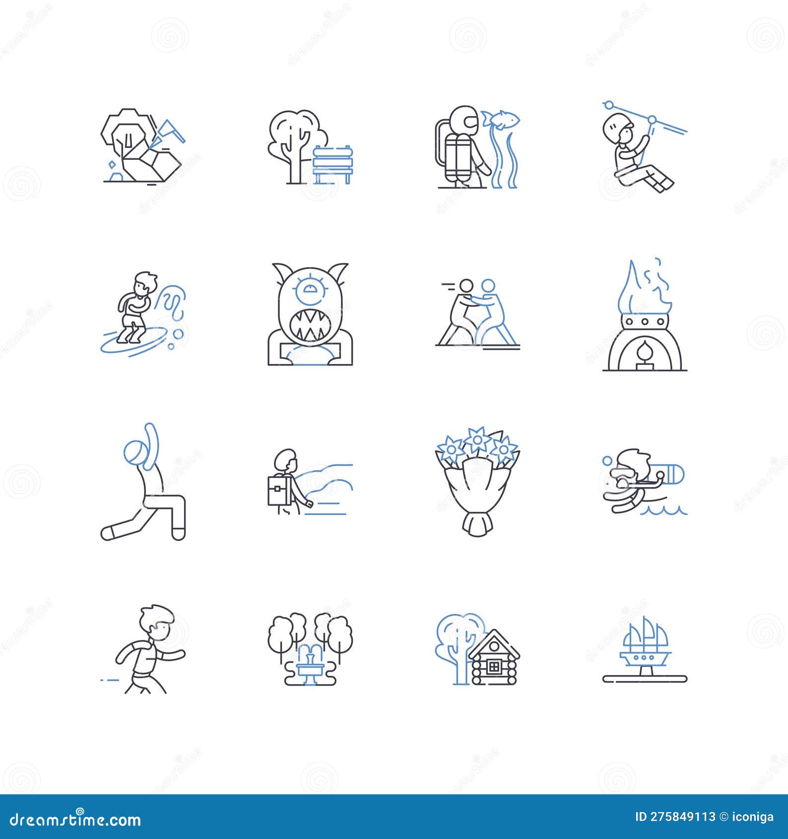 Fabricating Line Icons Collection. Welding, Machining, Assembly ...