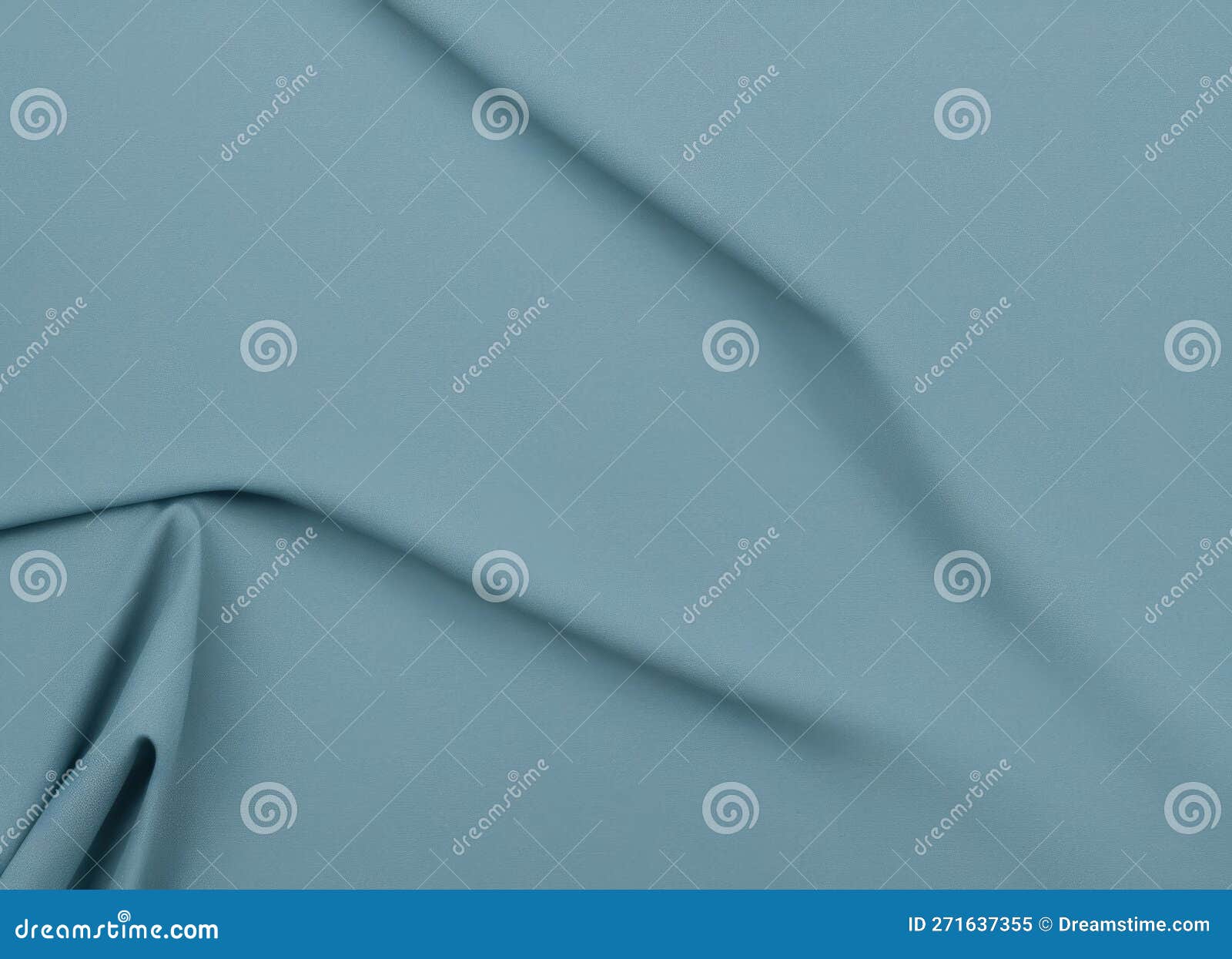Azure Color Fabrics with Folds. Generated with Ai Stock Illustration ...
