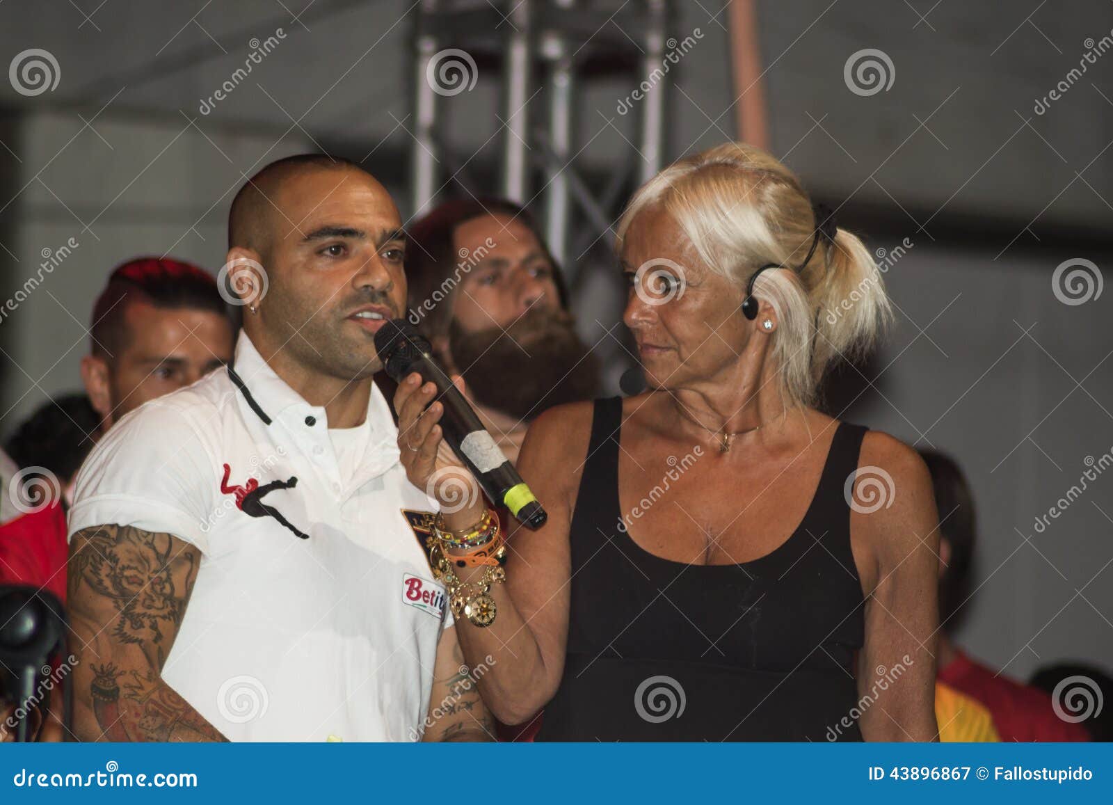 Fabrizio Miccoli and Silvia Famularo Editorial Photography - Image of ...