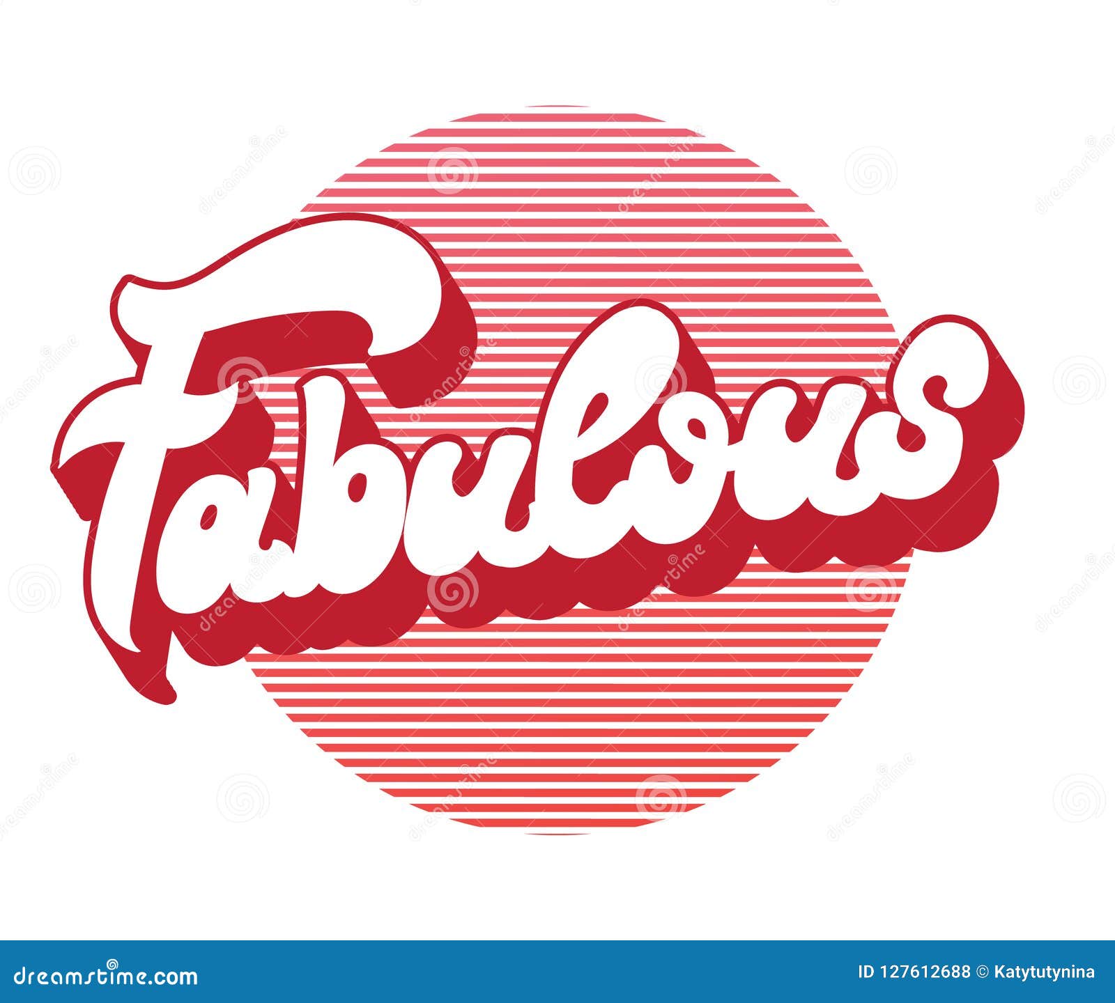Fabuloso Letras Manuscritas Del Vector Ilustración del Vector ...