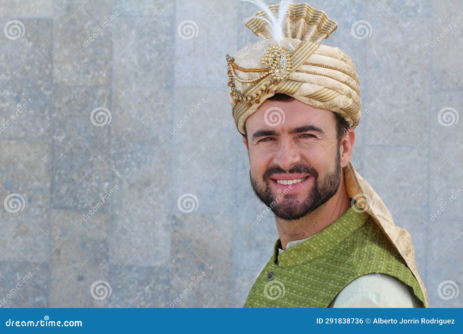 Fabulous Indian Man with Awesome Turban Stock Photo - Image of india ...