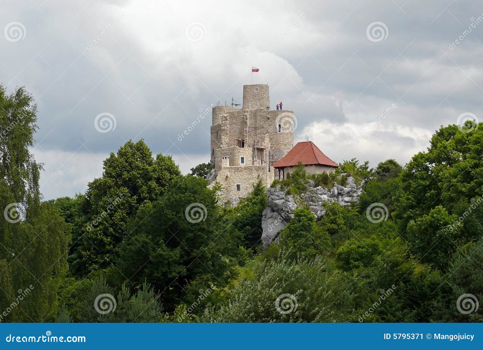 Fabulous small castle stock image. Image of eagle, battle - 5795371