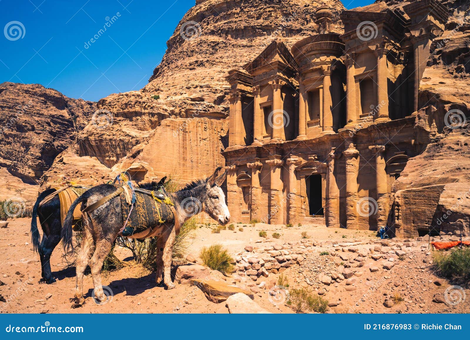 Facade of Ad Deir, Aka the Monastery Editorial Stock Photo - Image of ...