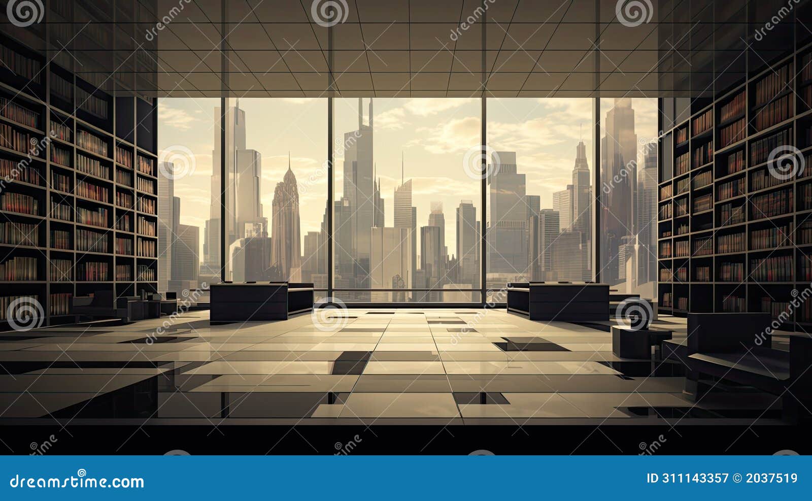 Facade Architecture Library Building Stock Illustration - Illustration ...