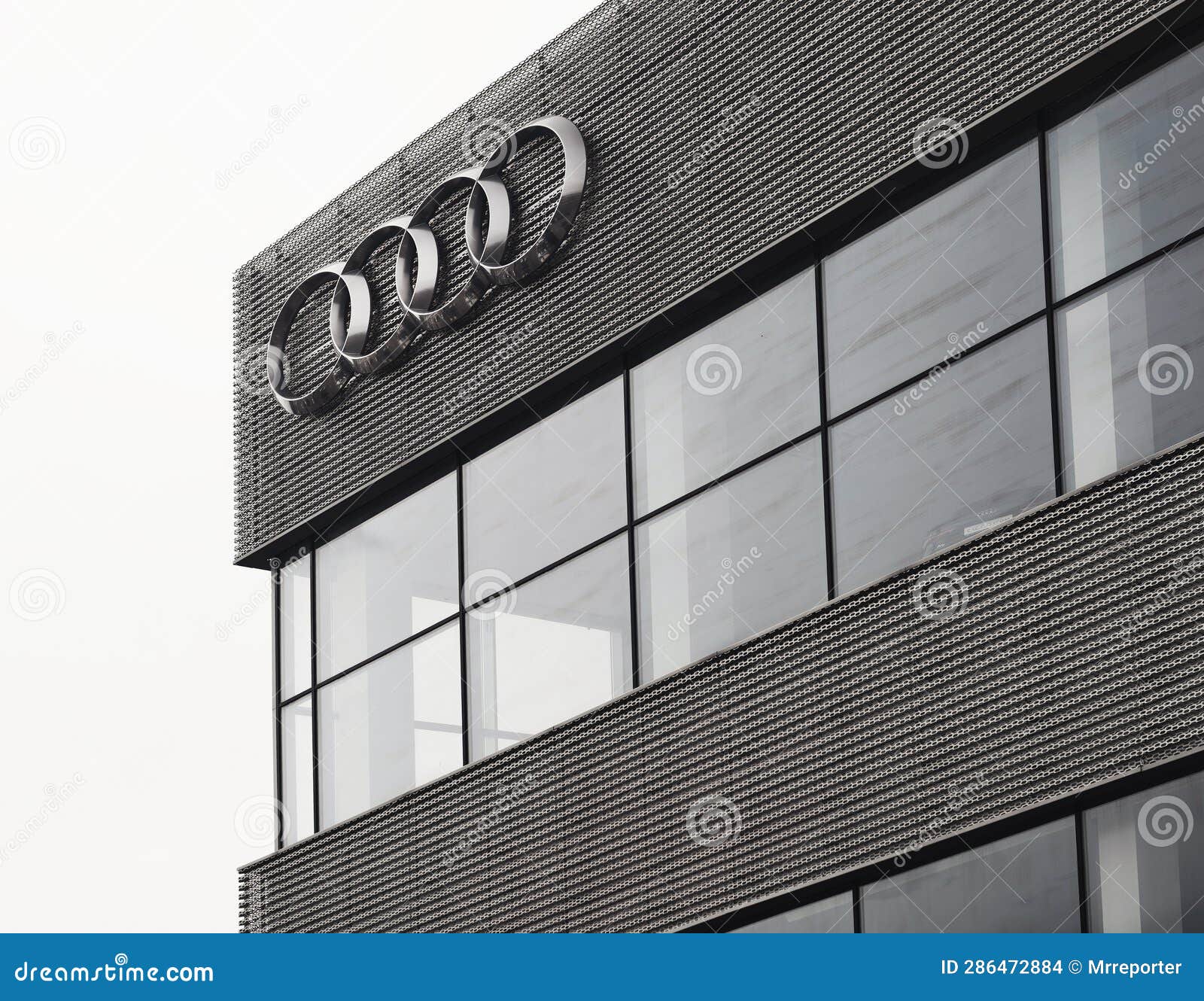 Facade of an Audi Car Dealership Editorial Stock Image - Image of cars ...